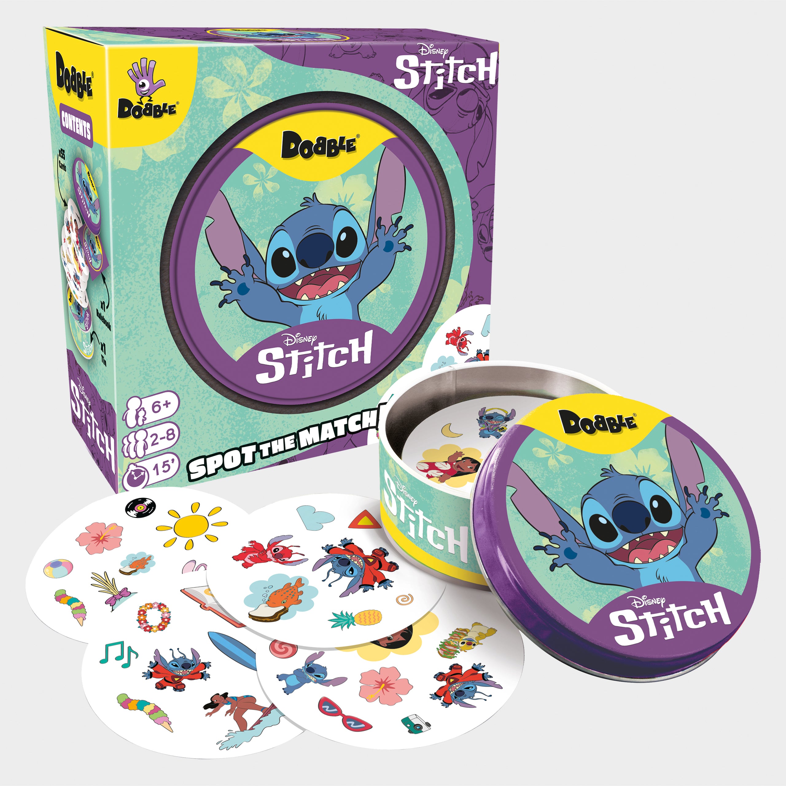 Stitch Dobble | Lilo & Stitch Board Game | Disney Game For Family ...