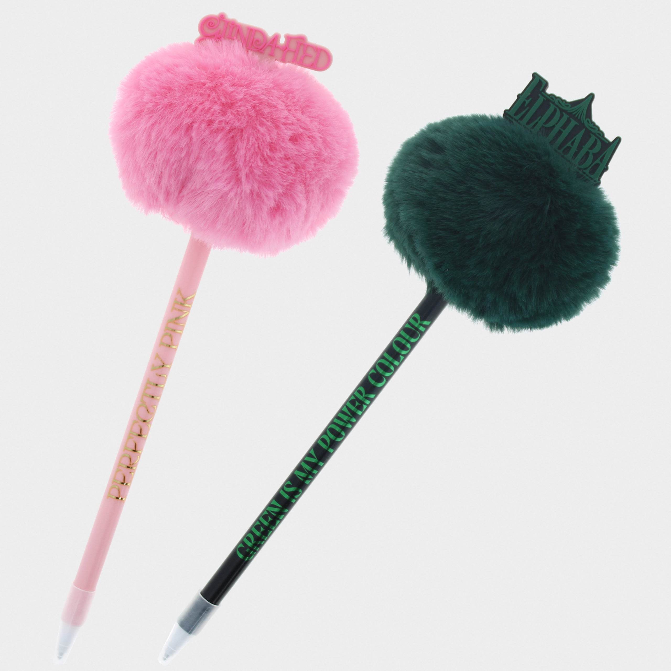 Wicked Pom Pom Pens – Glinda & Elphaba Duo – Character.com