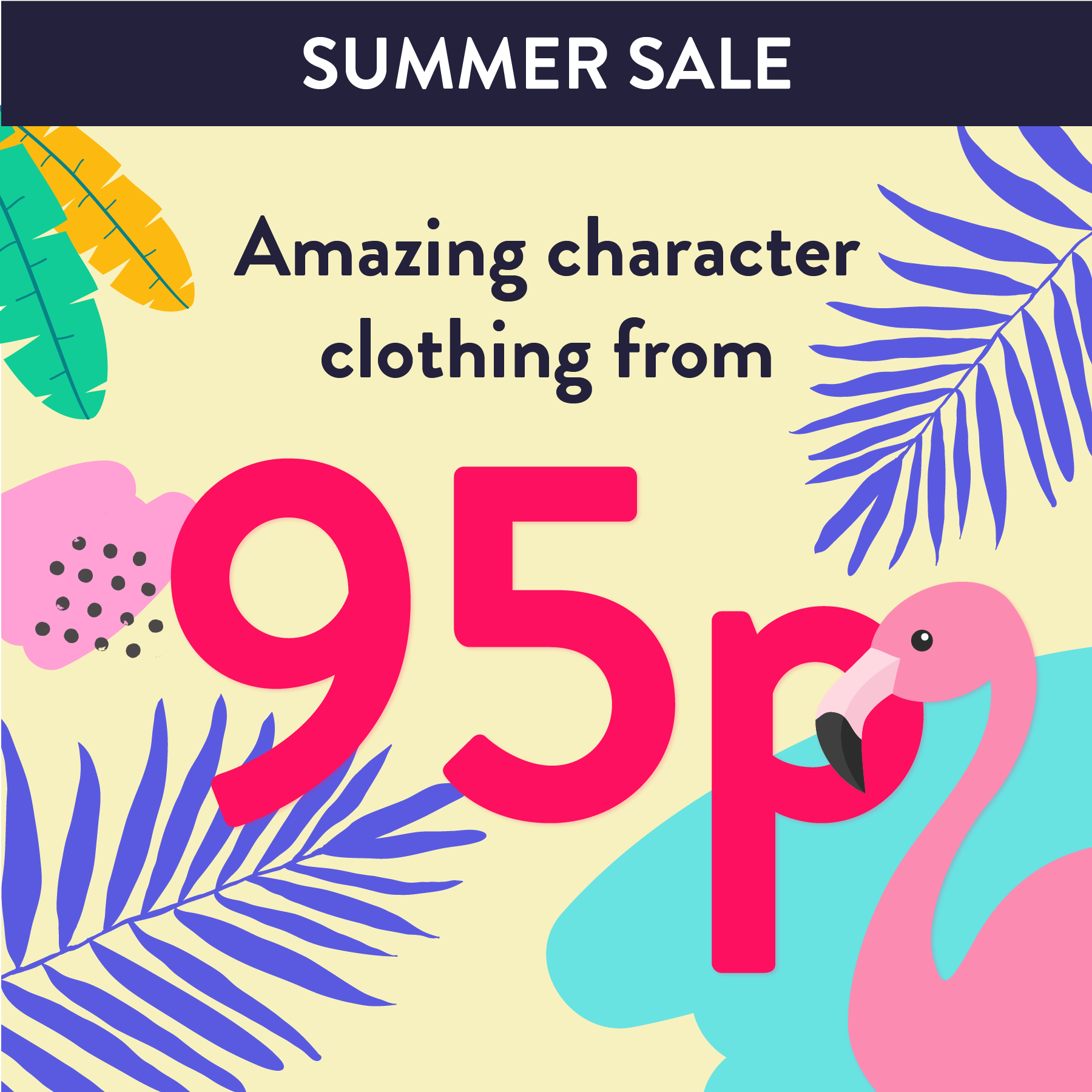 Your Favourite Character Clothing From 95p – Character.com