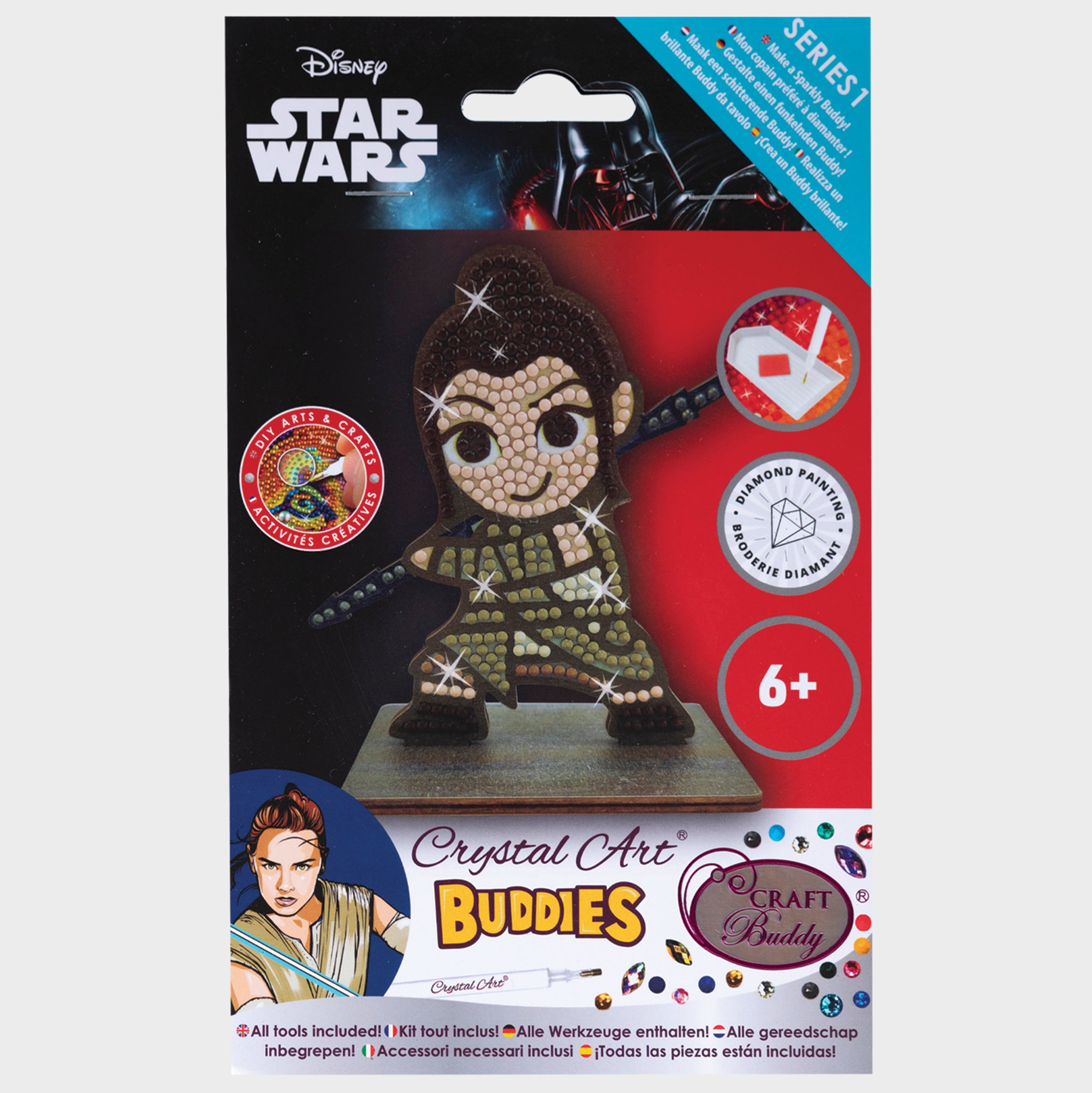 Star Wars Rey Crystal Art | Star Wars Gifts For Girls – Character.com