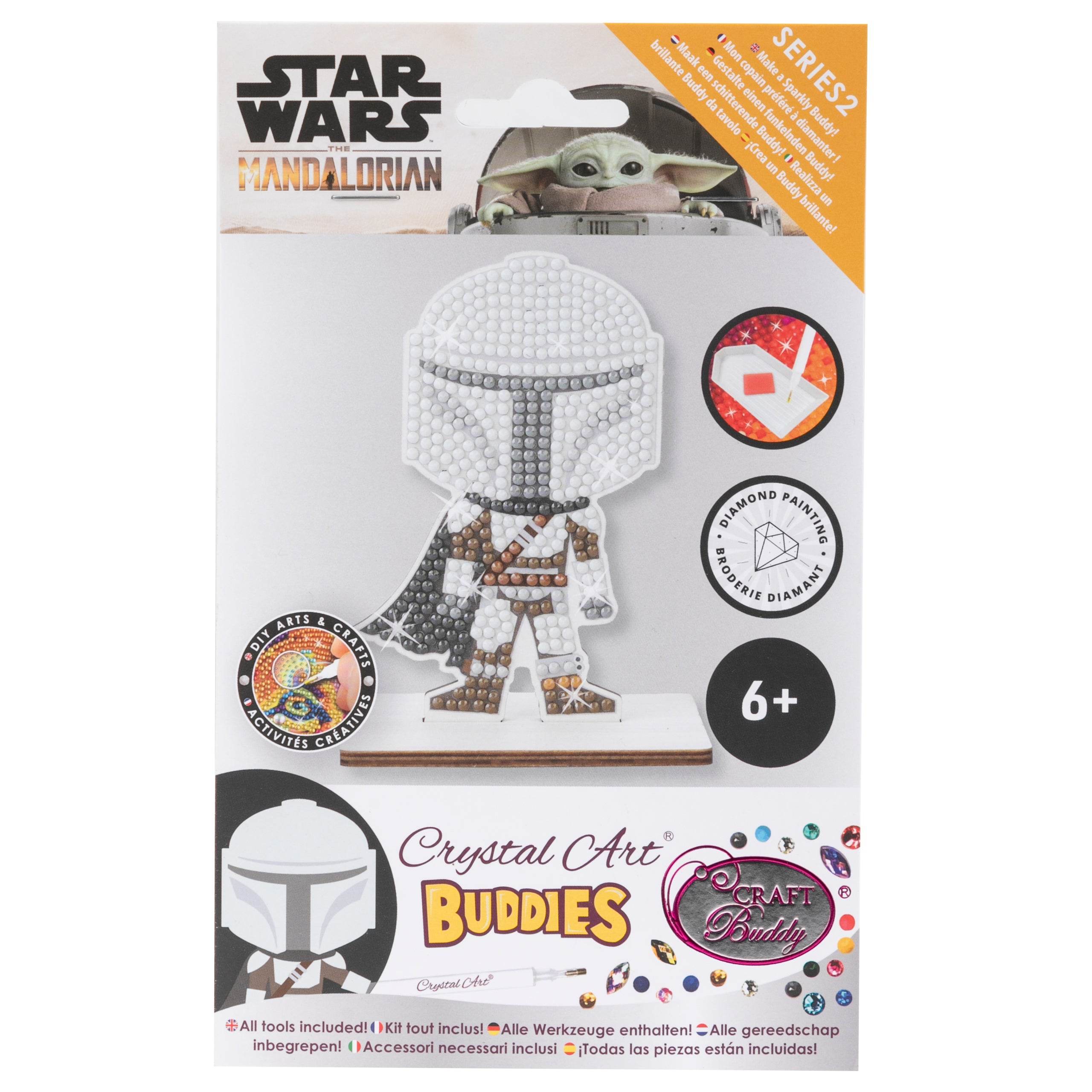 The Mandalorian Star Wars Crystal Art Buddy | gifting | Character.com
