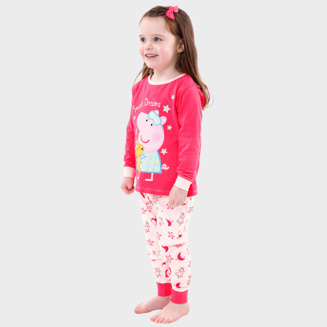 Peppa Pig Girls PJs | 100% Cotton Pyjamas | Pink – Character.com
