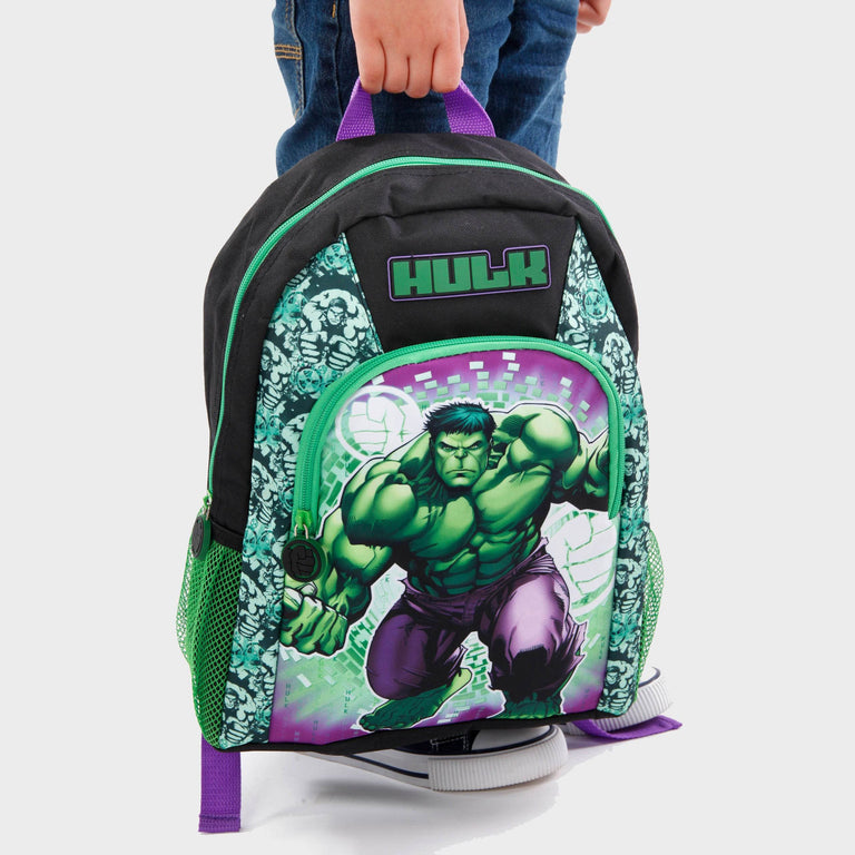 Marvel Hulk Boys Backpack | Avengers School Bag | Green – Character.com