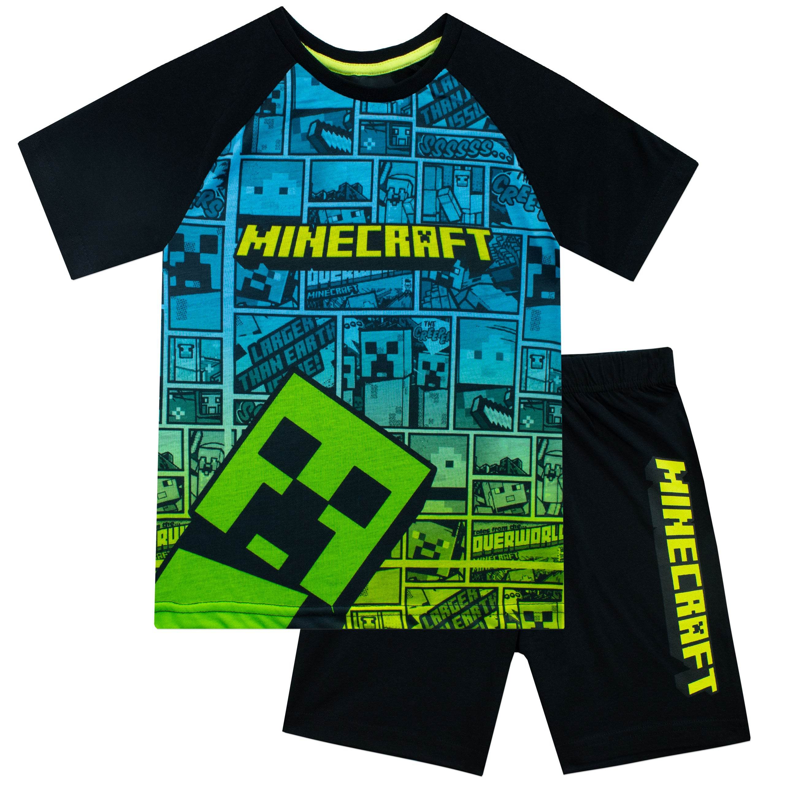 Minecraft Pyjamas | Creeper Boys Pyjamas | Boys PJs | Character.com
