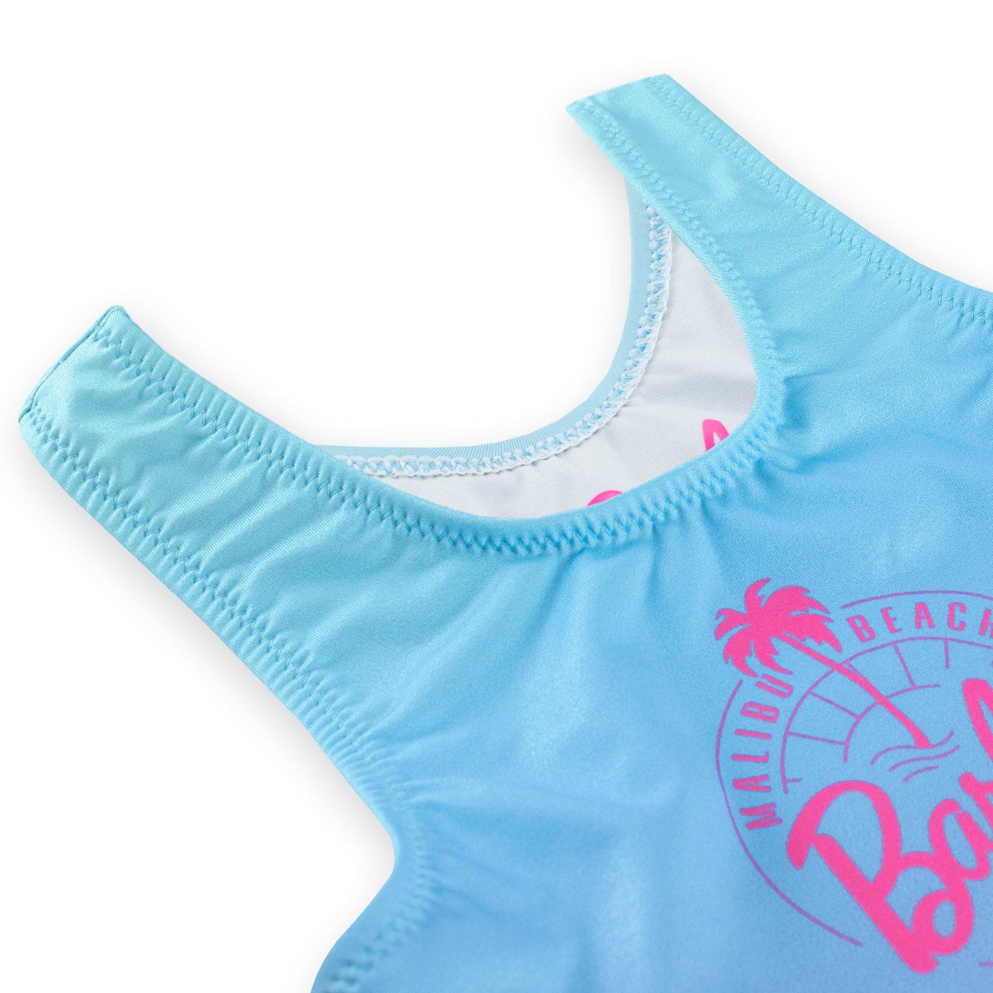 Barbie Girls Swimsuit | Malibu Swimming Costume | Blue/Pink – Character.com