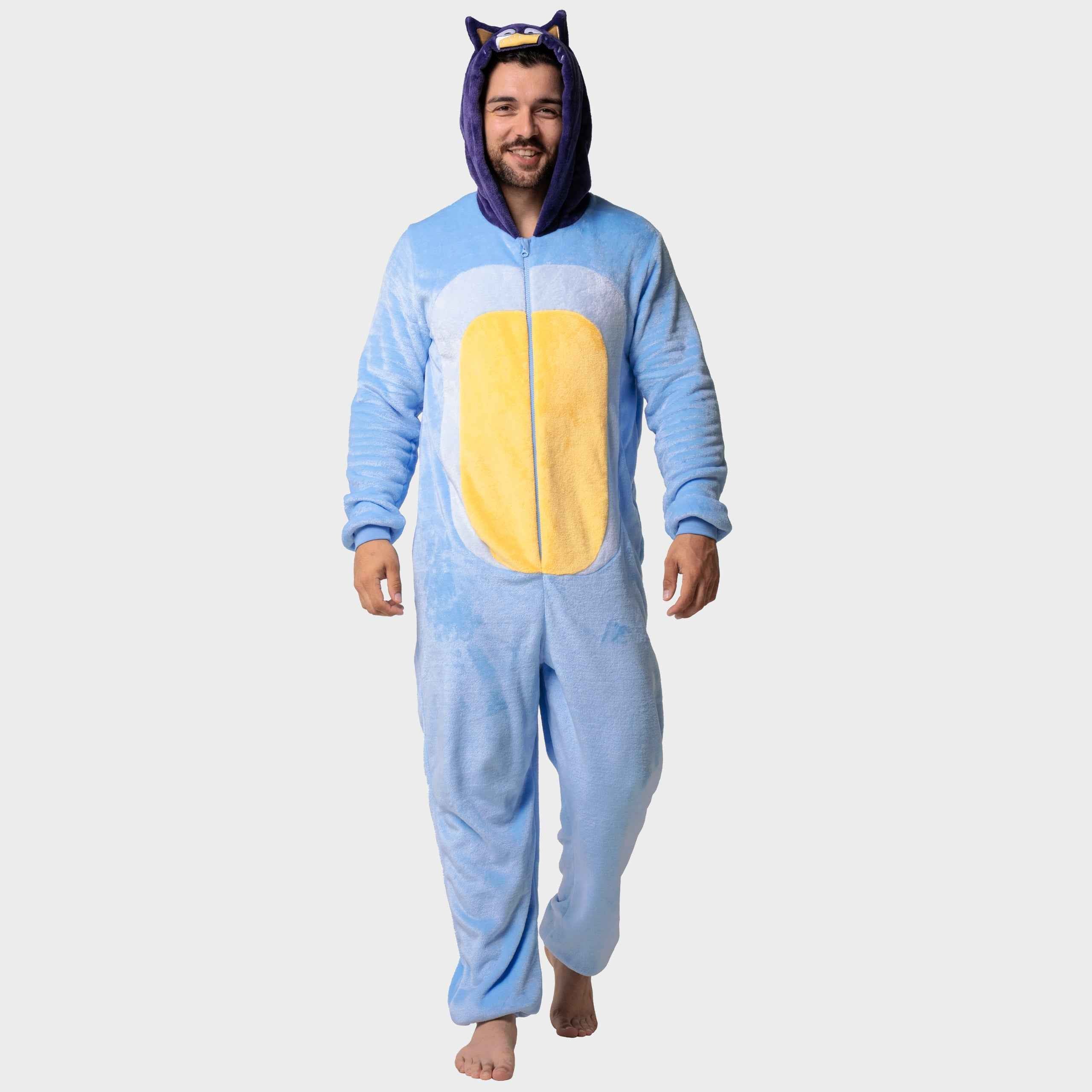 Bluey Mens Onesie | Bandit Hooded Onesie For Men | Matching Onesies ...