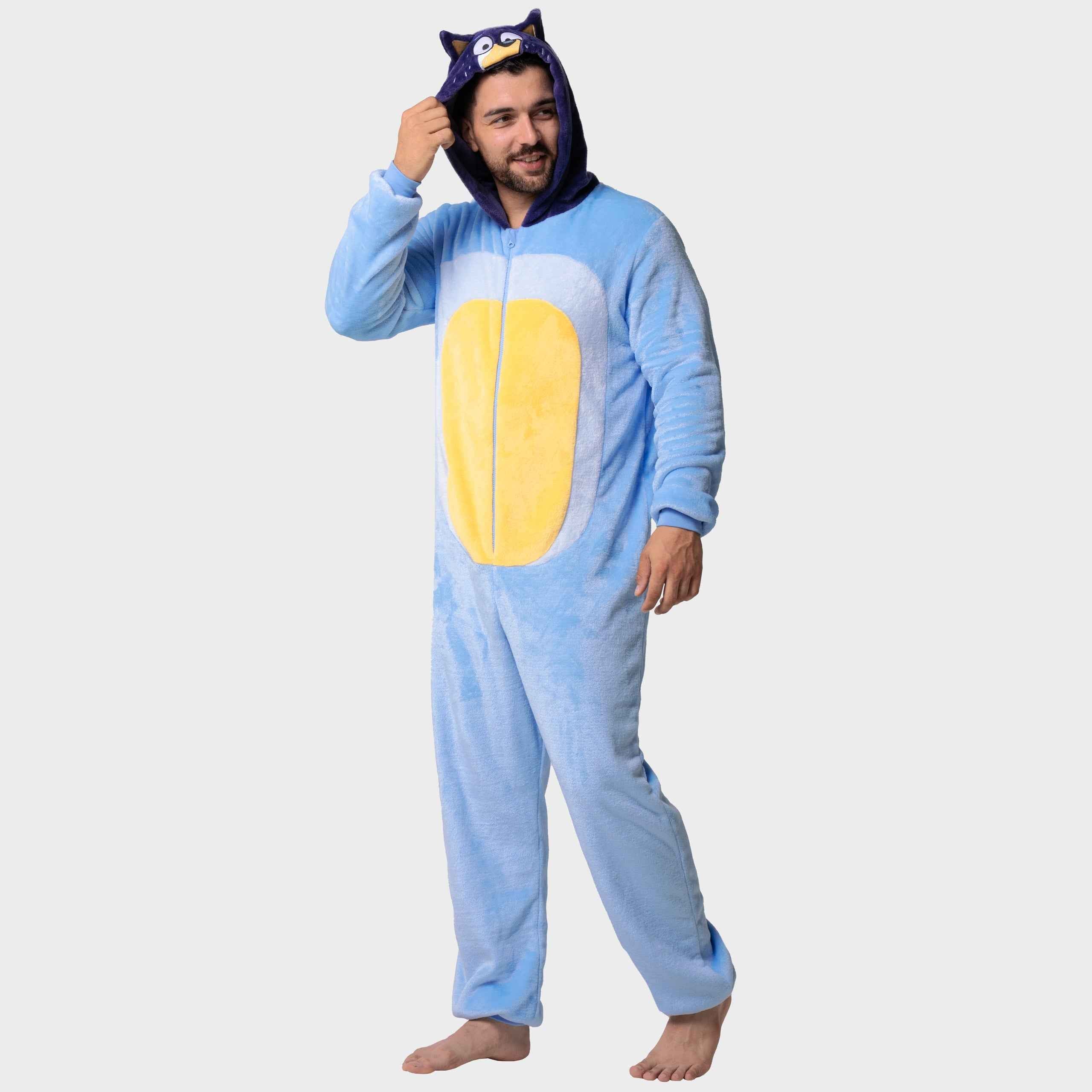 Bluey Mens Onesie | Bandit Hooded Onesie For Men | Matching Onesies ...