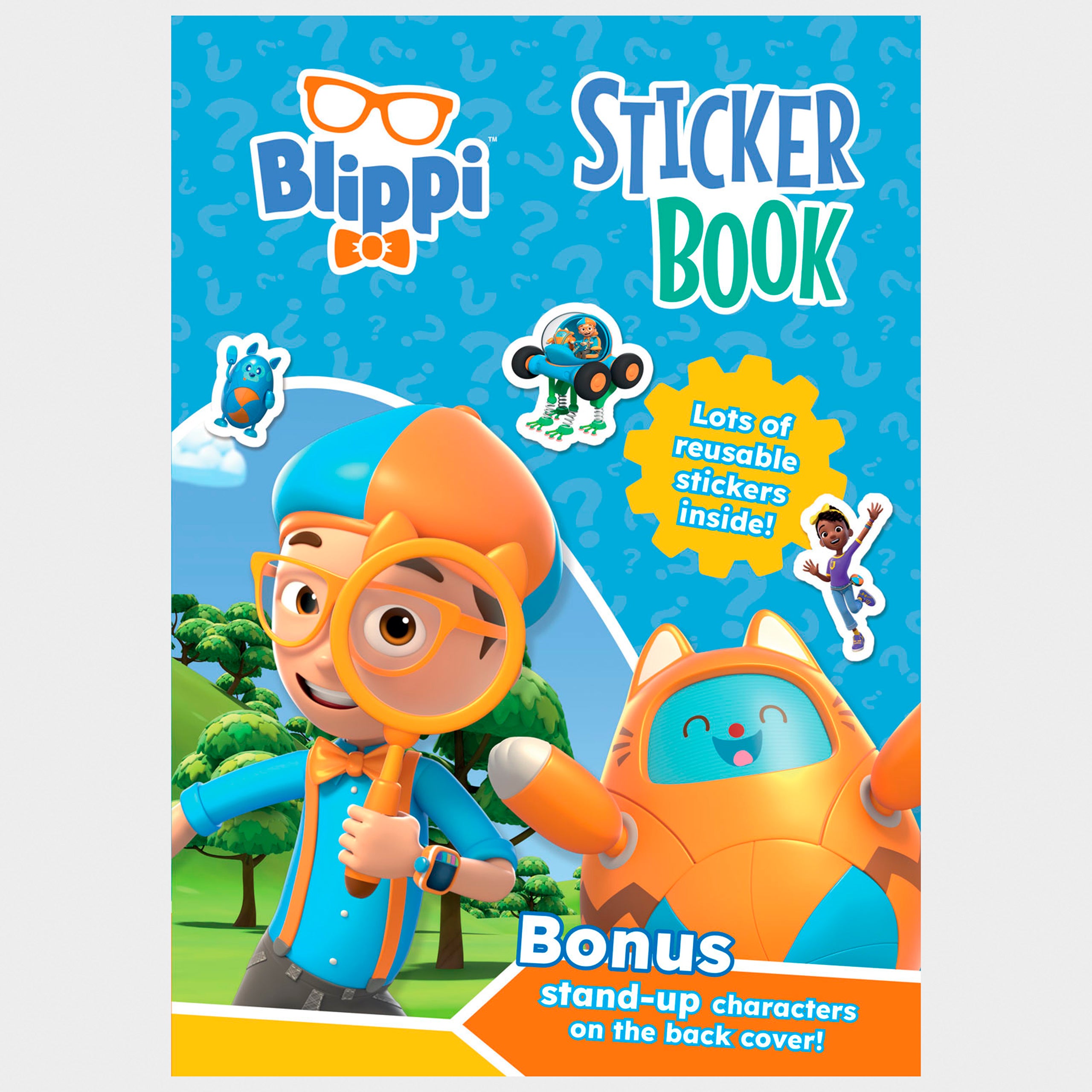 Blippi Sticker Book | Reusable Stickers | Kids Gift – Character.com