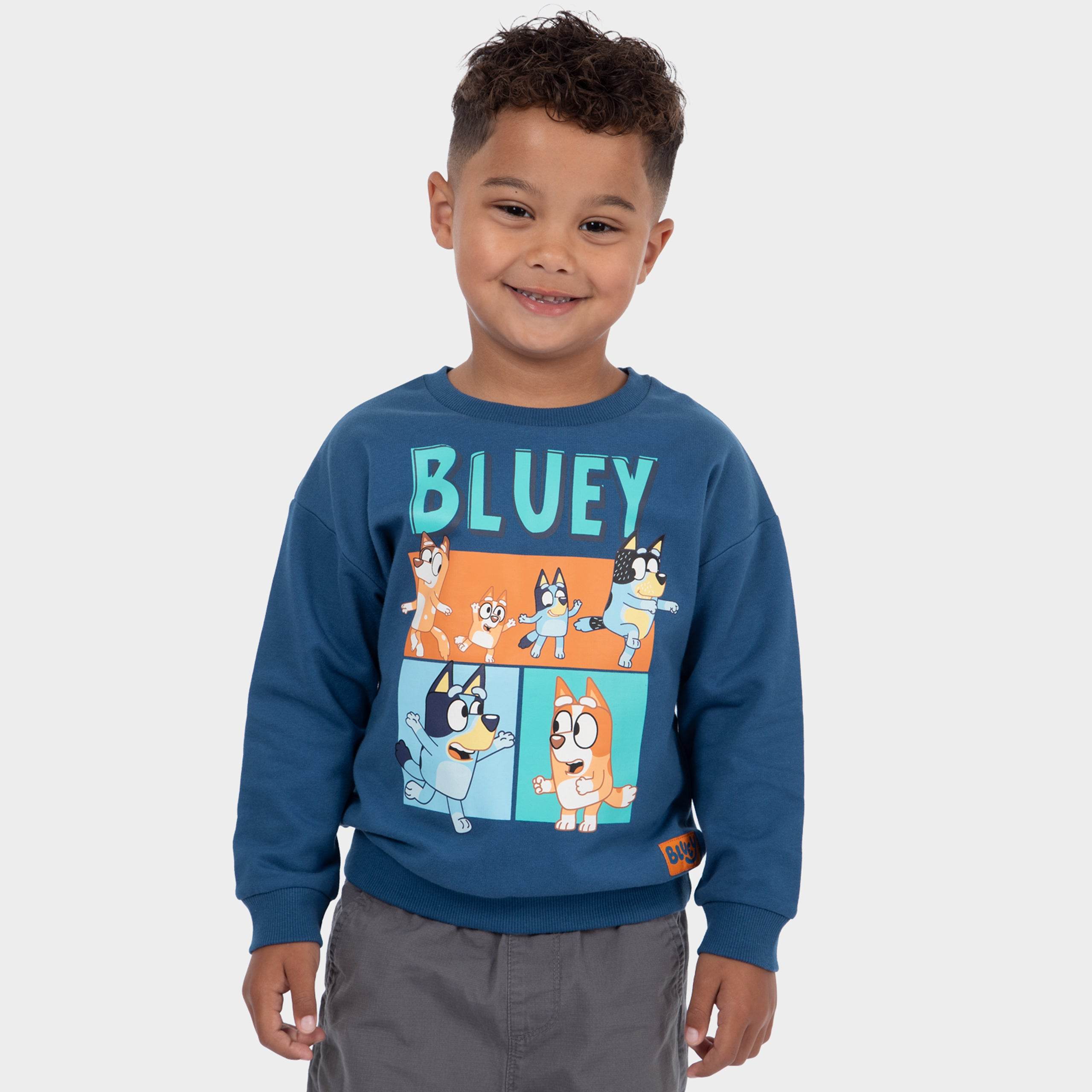 Bluey Sweatshirt | Boys Sweatshirts | Boys Sweater | Character.com