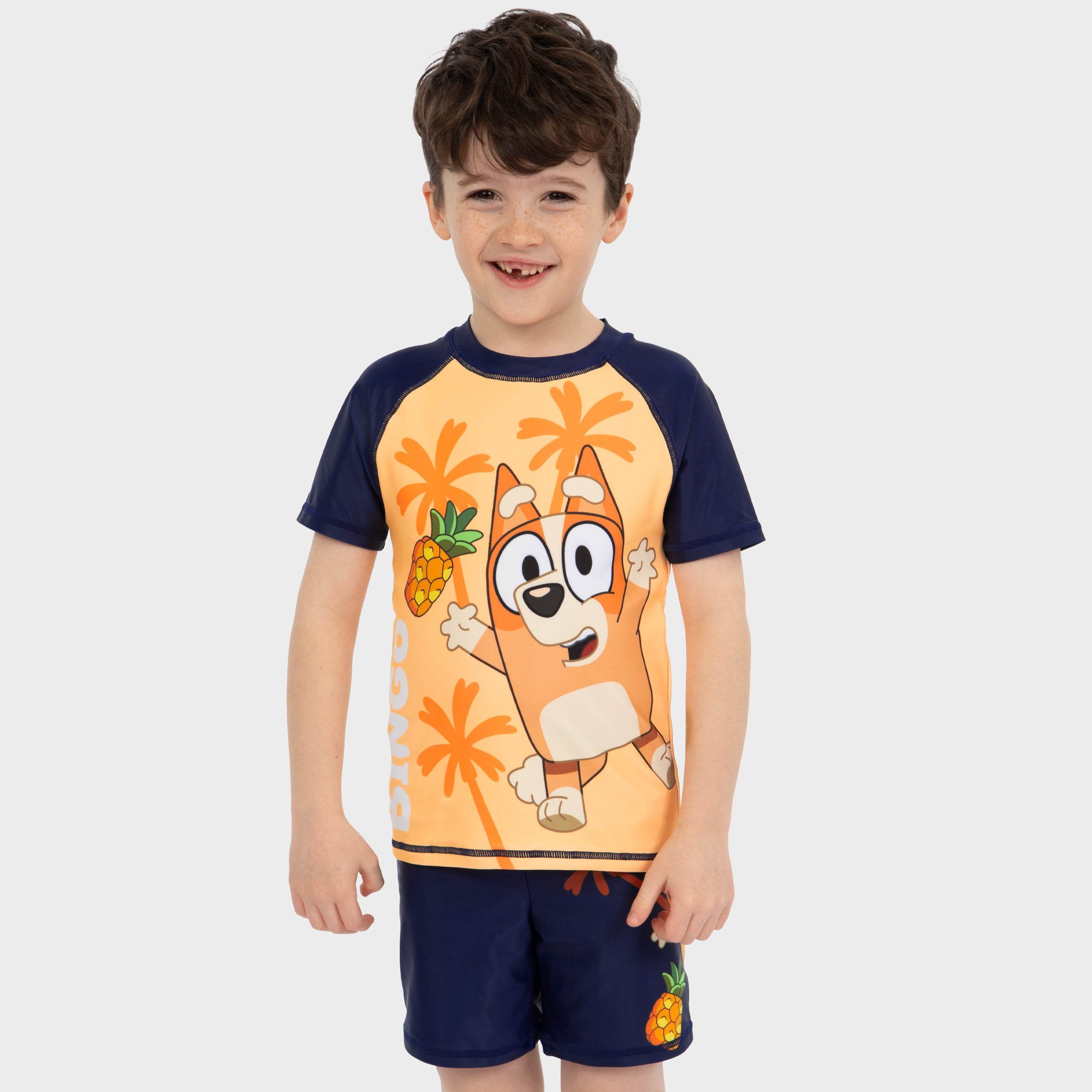 Bluey Swim Set | Boys Rash Vest And Swim Shorts | Character.com