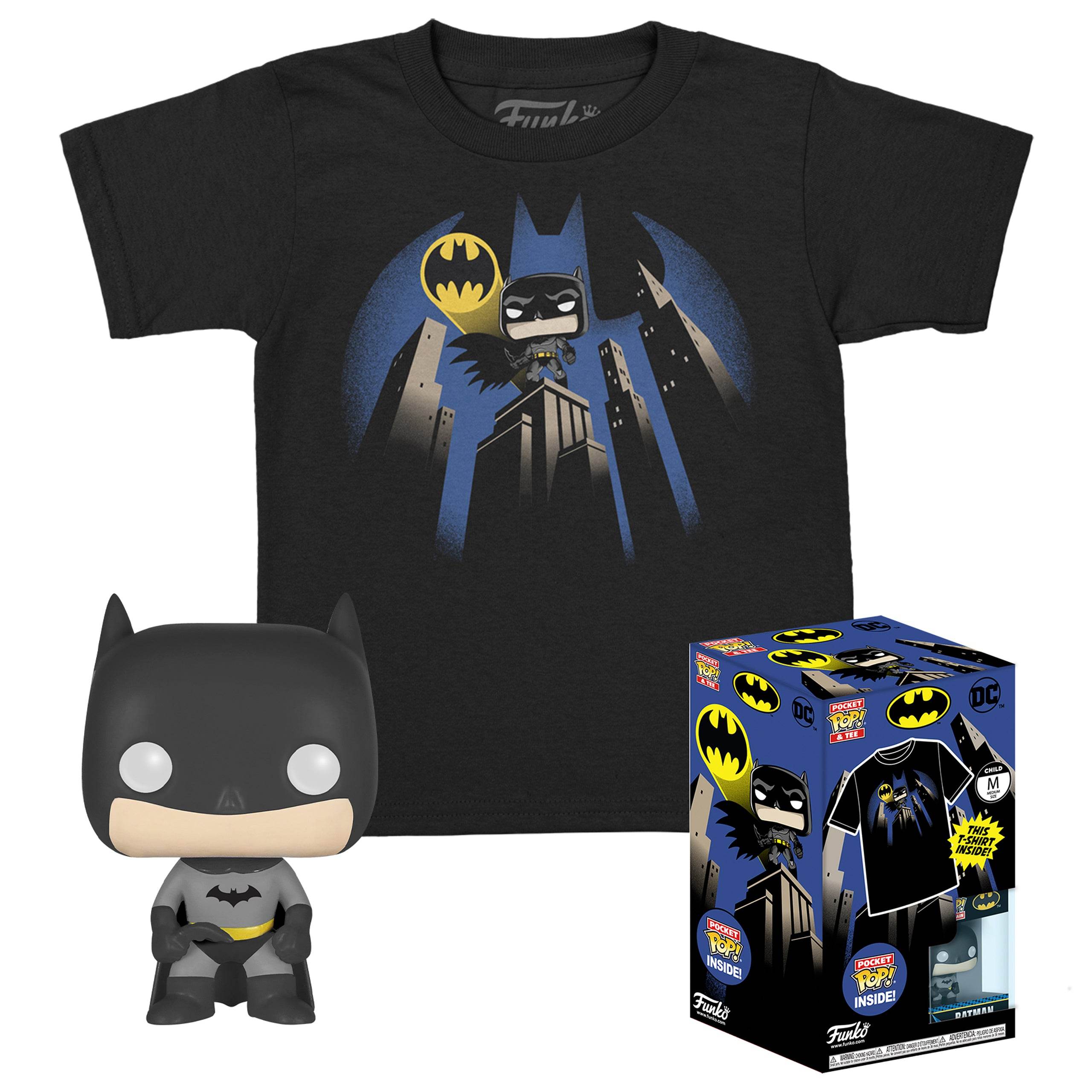 Funko Batman Pocket Pop and T Shirt | Kids Clothing | Character.com