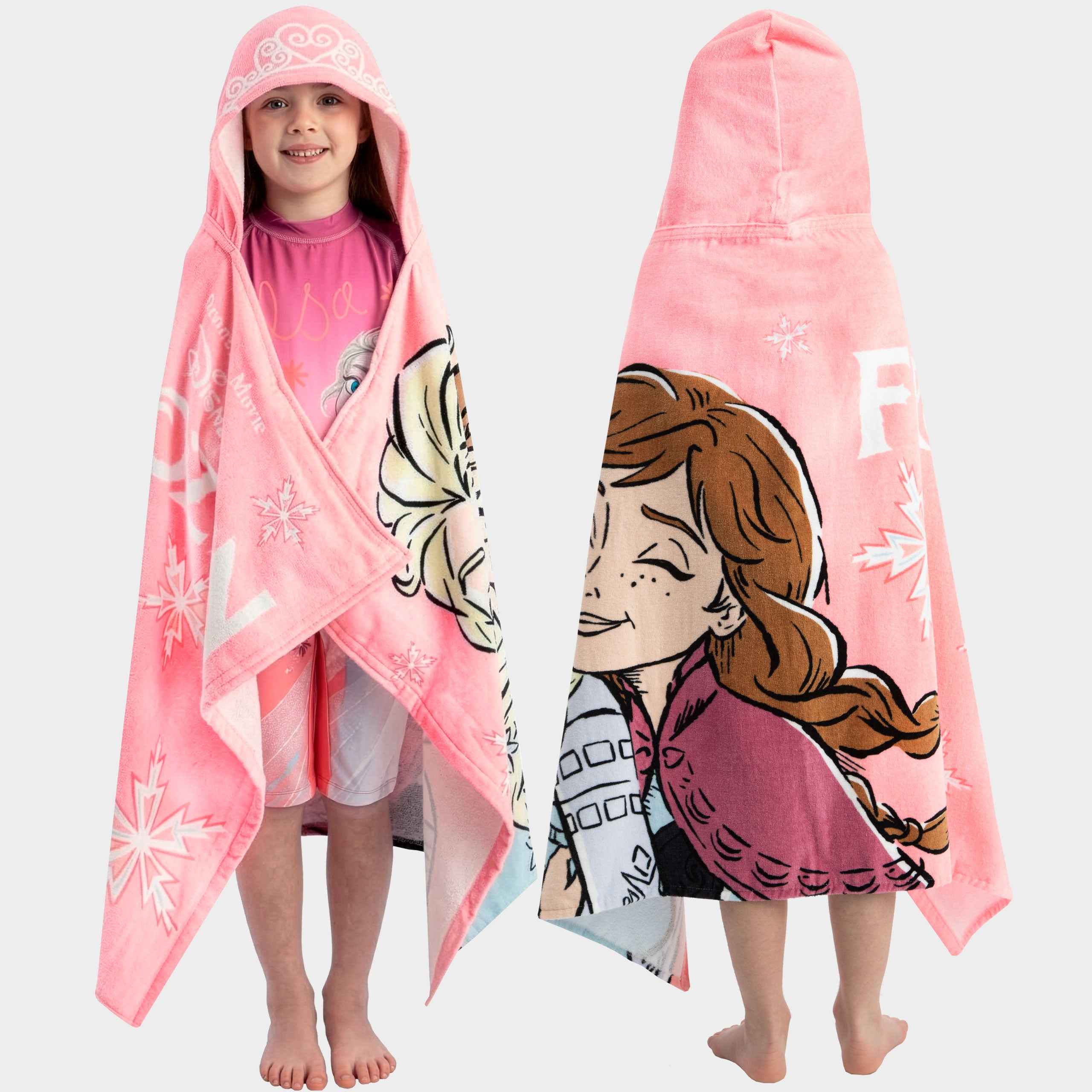 Disney Frozen Wrap Towel | Swimming and Costumes | Hooded Poncho ...