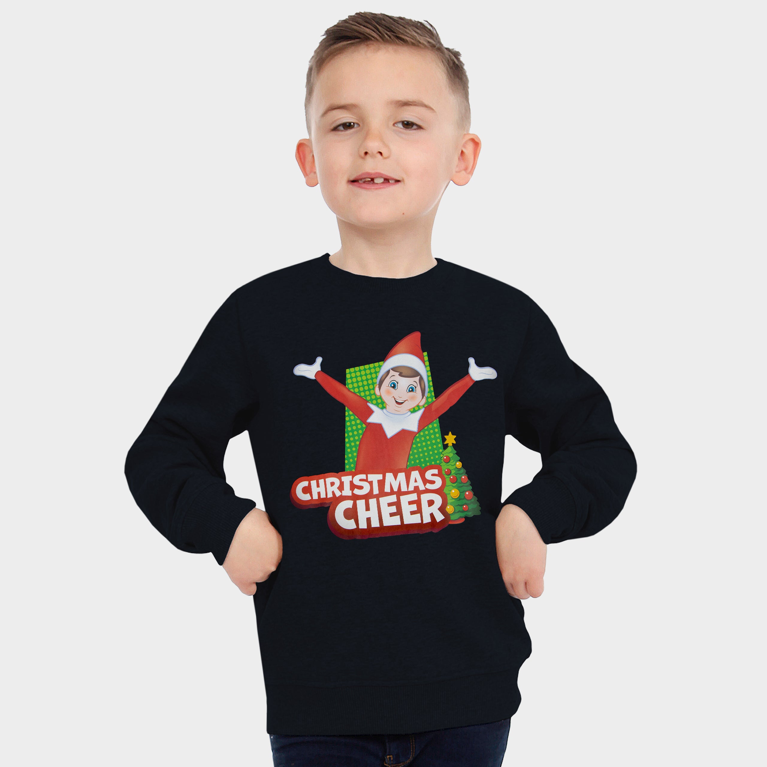 Elf On The Shelf Christmas Sweatshirt | Xmas Jumper | Elf Sweater ...