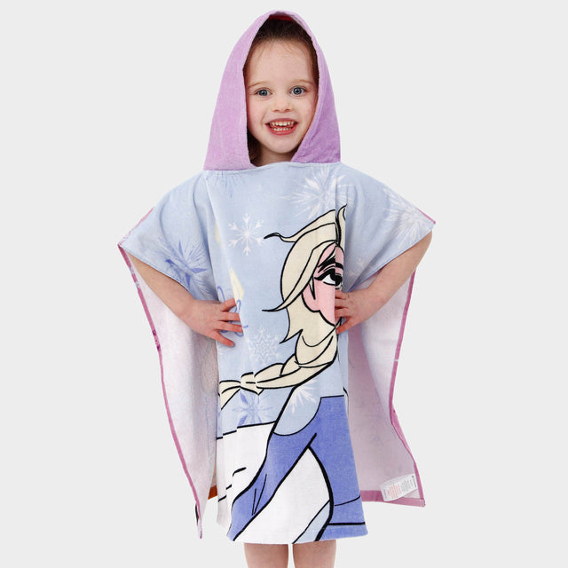 Disney Frozen Towel Poncho | Girls Anna And Elsa Towel | Character.com