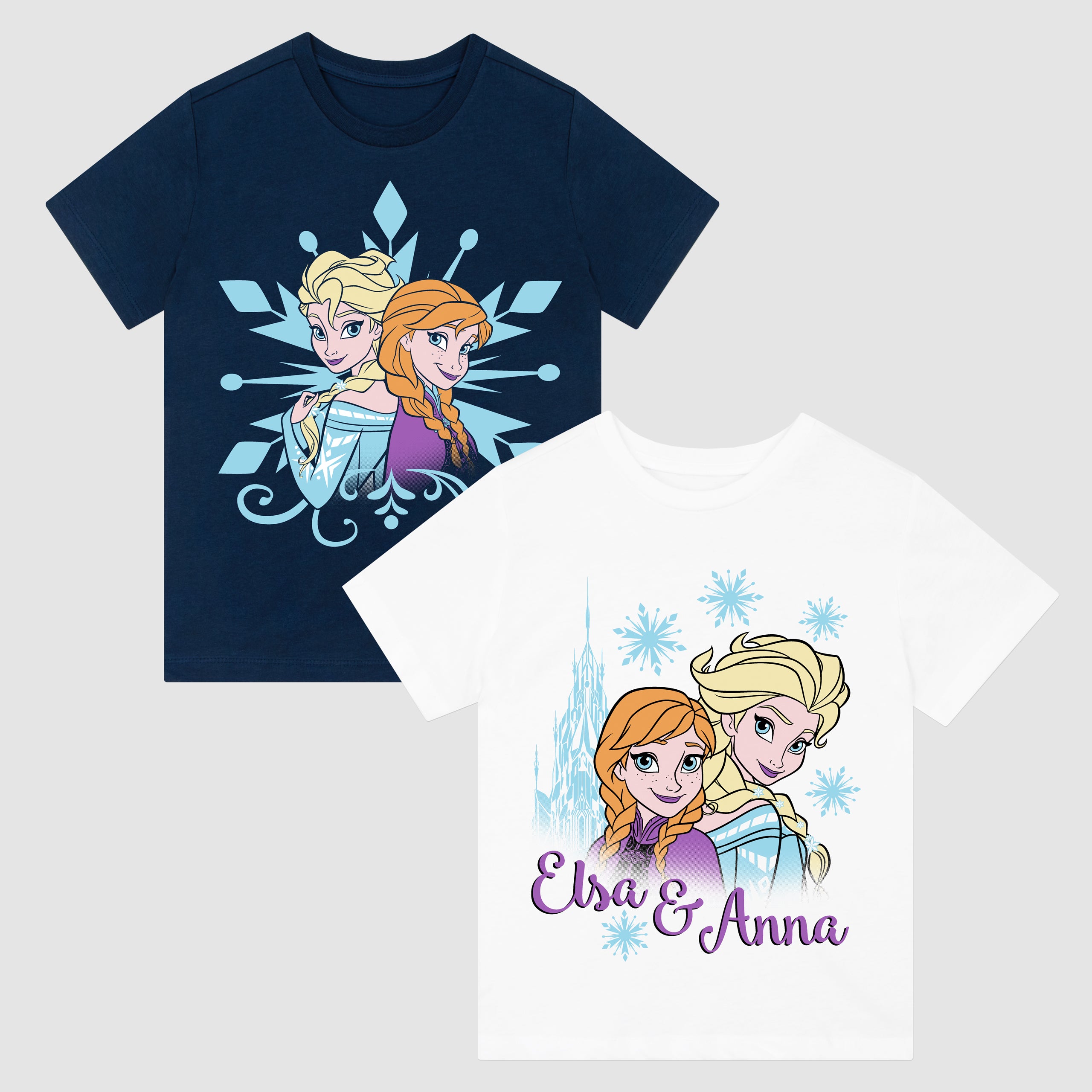Disney Frozen T-Shirts | 2 PK Disney Tees | Girls Tops | Character.com