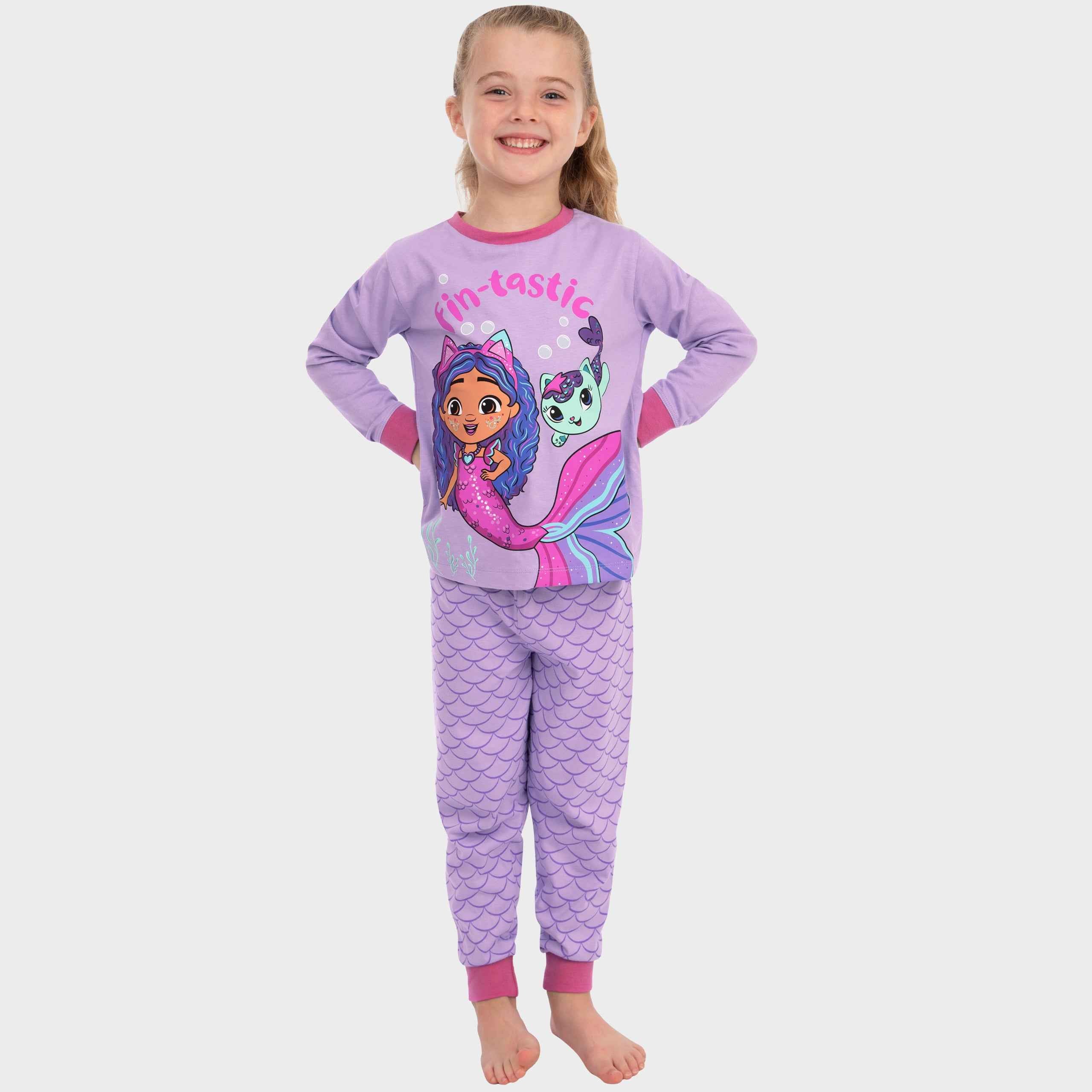 Gabby's Dollhouse Mermaid Pyjamas | Girls Pyjama Set | Gift For Girls ...