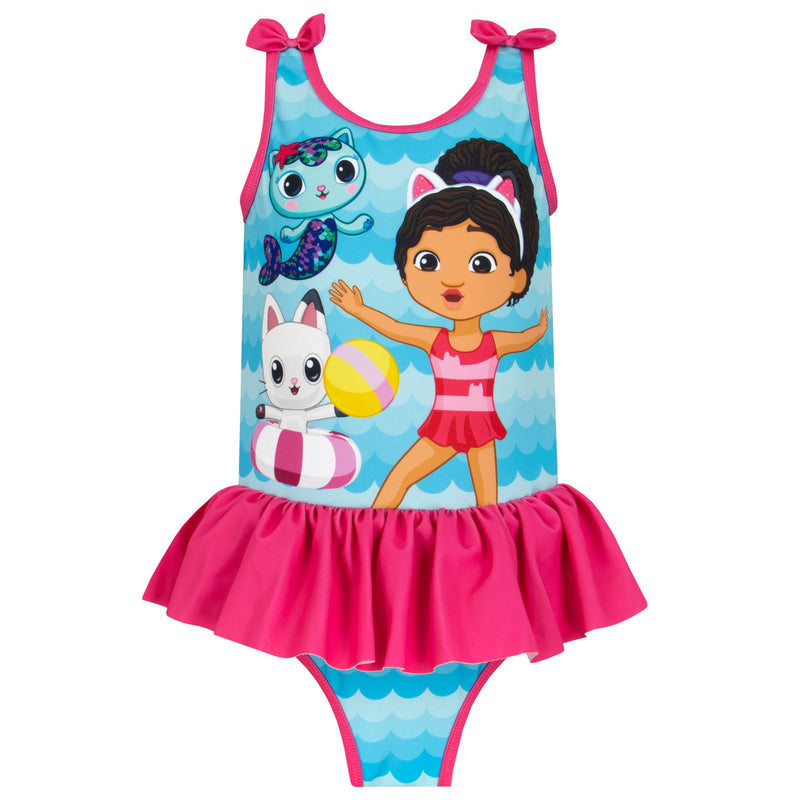 Gabbys Dollhouse Swimming Costume | Girls Swimwear | Character.com