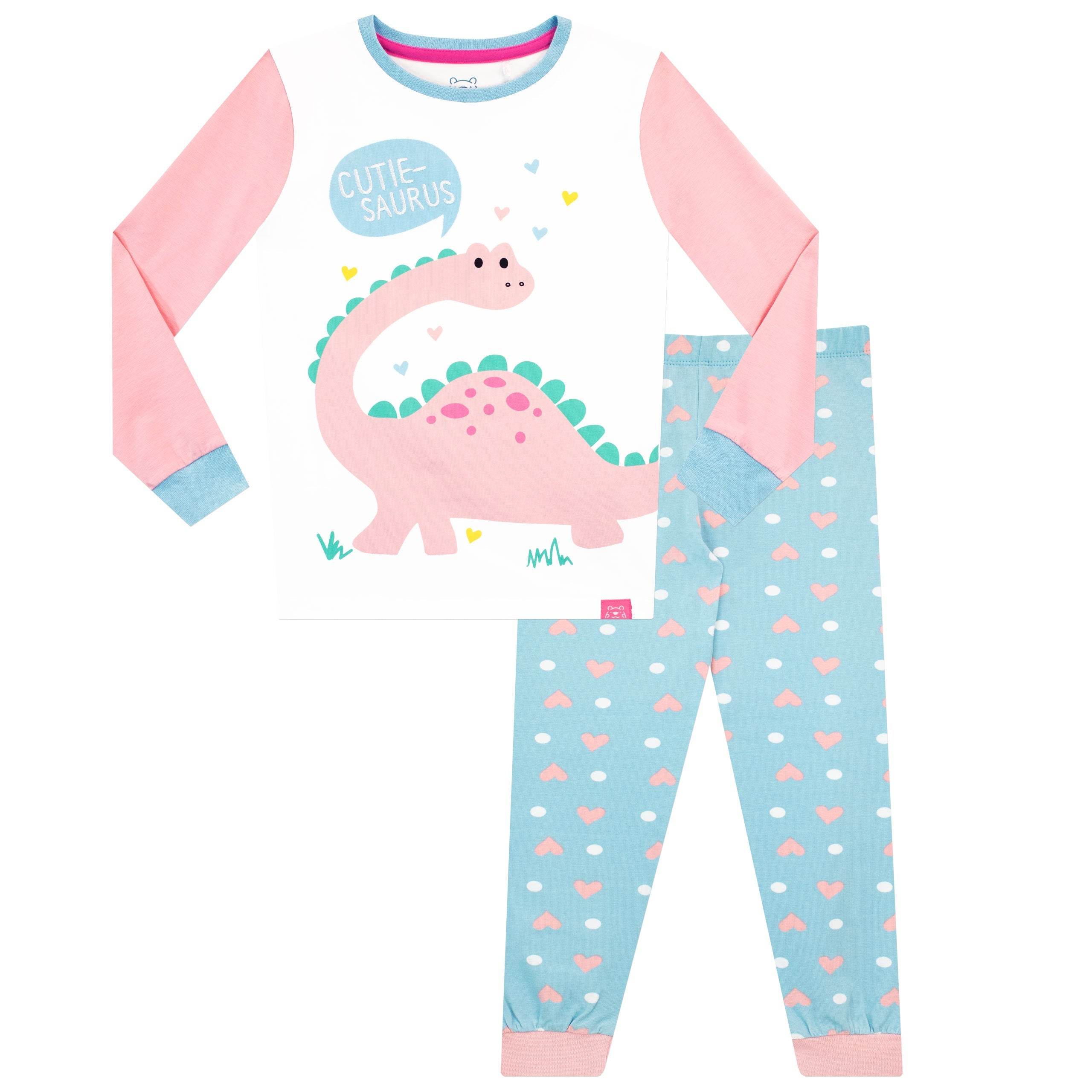 Harry Bear Girls Dinosaur Pyjamas - Snuggle Fit – Character.com