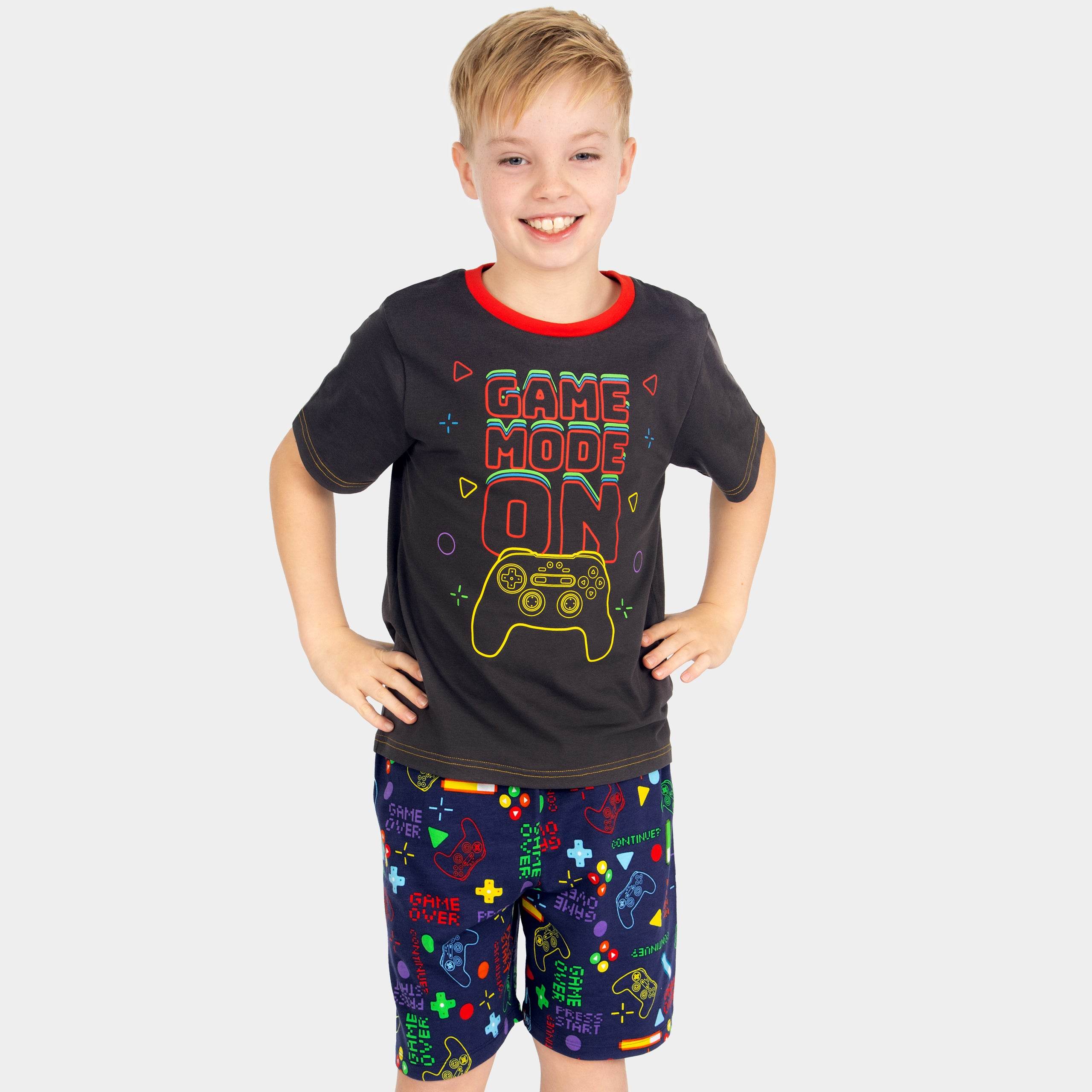 Harry Bear Short Gaming Pyjamas | Boys Pyjama Set | Character.com