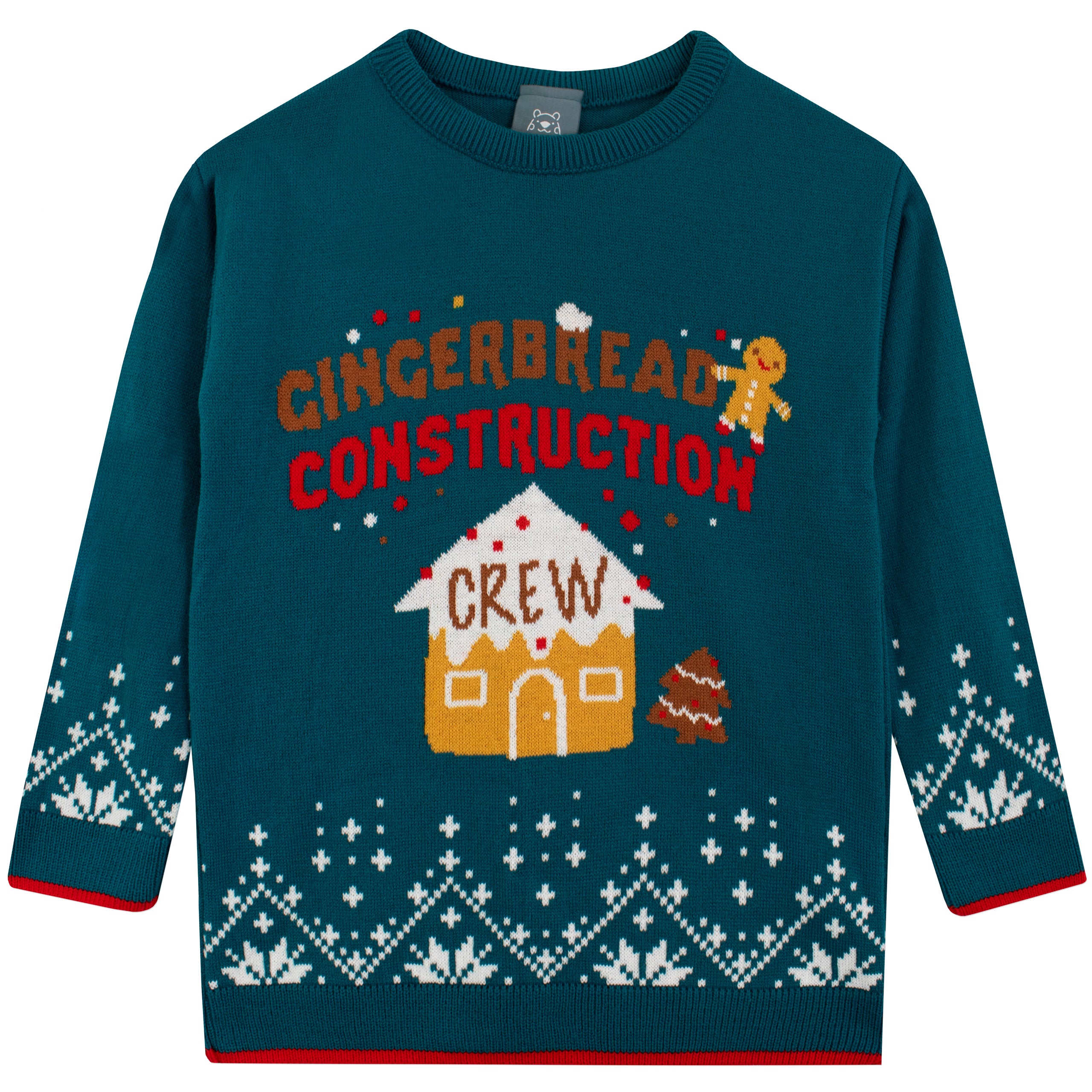 Harry Bear Boys Gingerbread Christmas Jumper – Character.com
