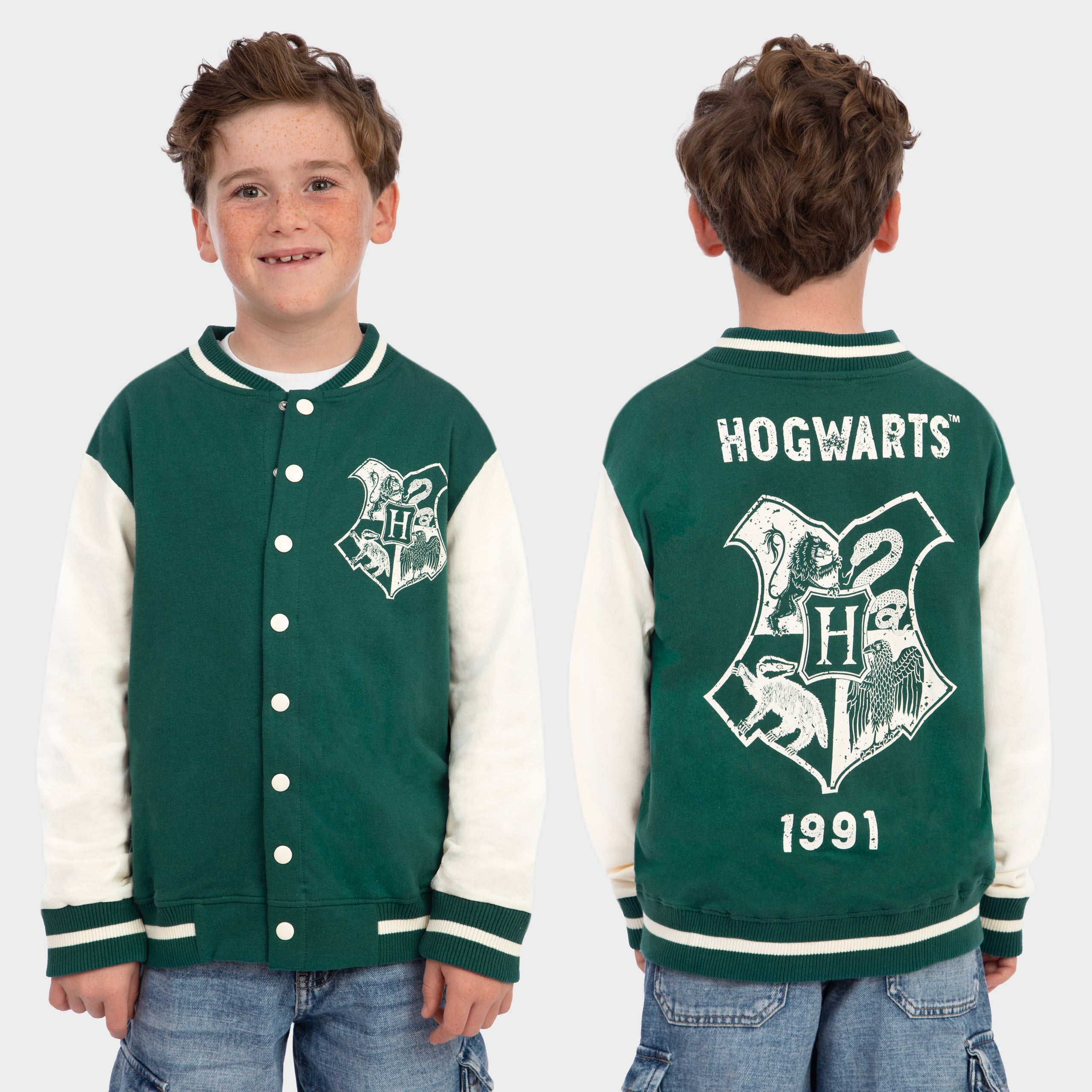 Harry Potter Bomber Jacket | Hogwarts Jacket | Boys Jacket | Green ...