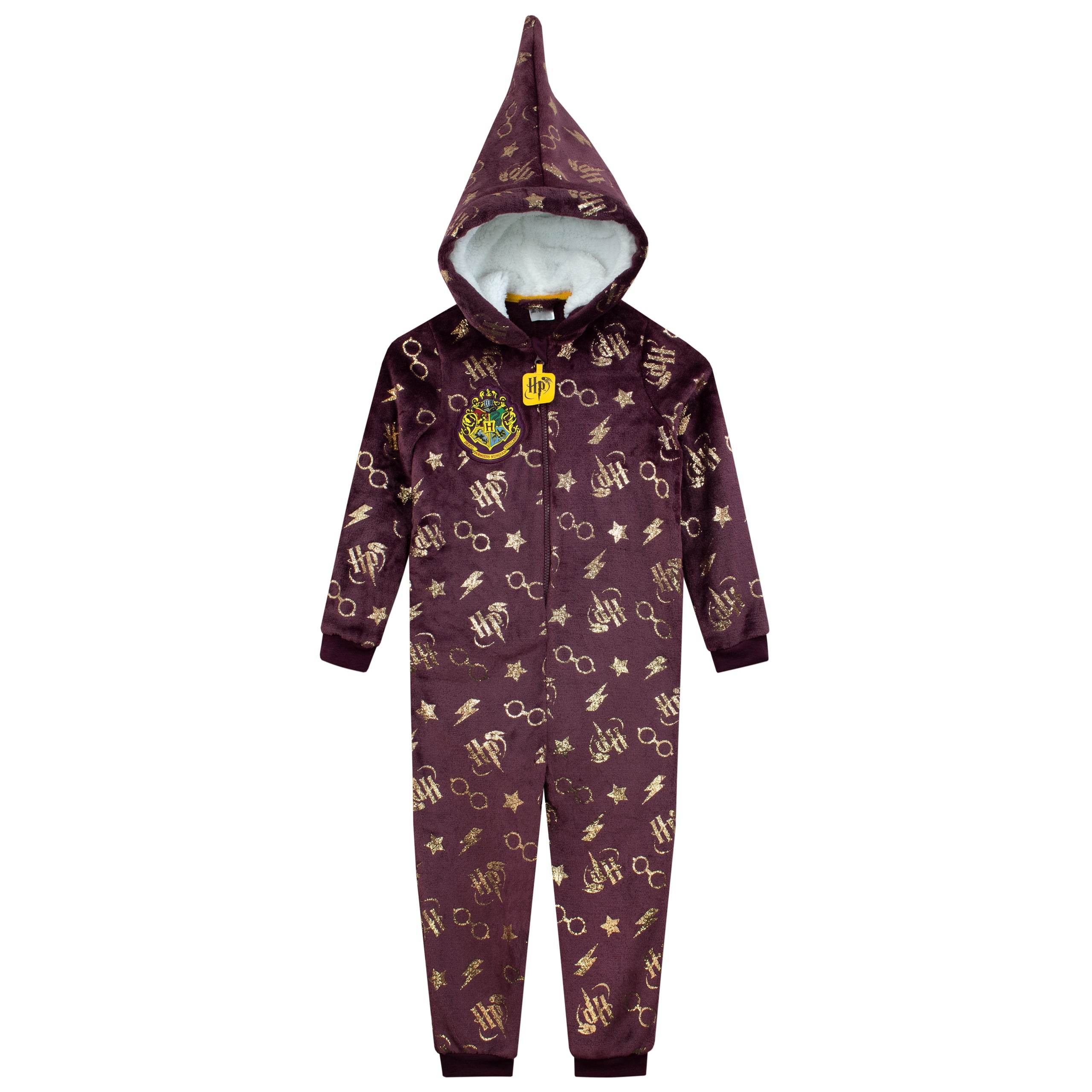 Harry Potter Girls Onesie | Super Soft Fleece | Wizard Hood – Character.com