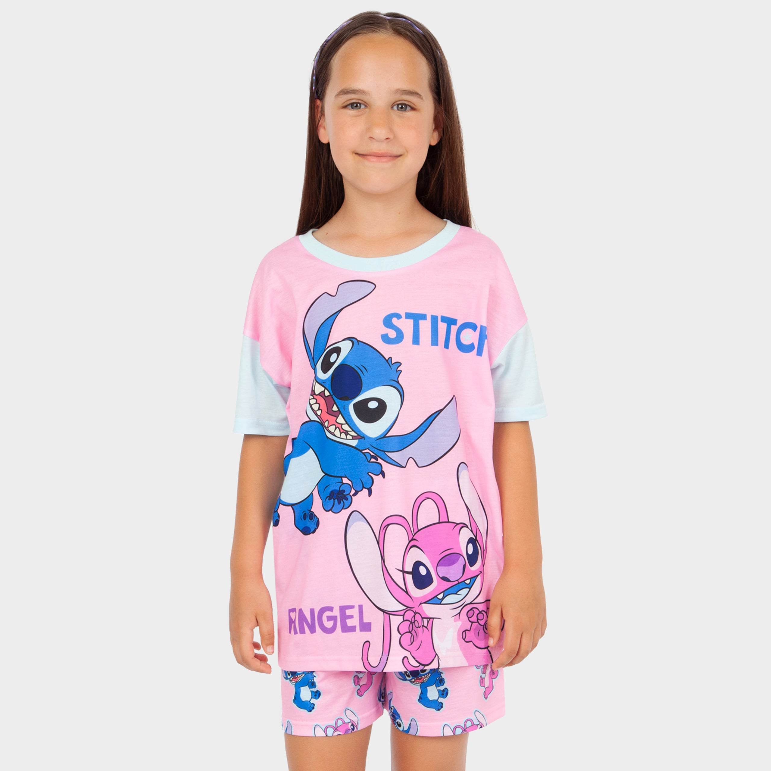 Disney Pyjamas | Girls Lilo And Stitch Short Pyjamas | Character.com