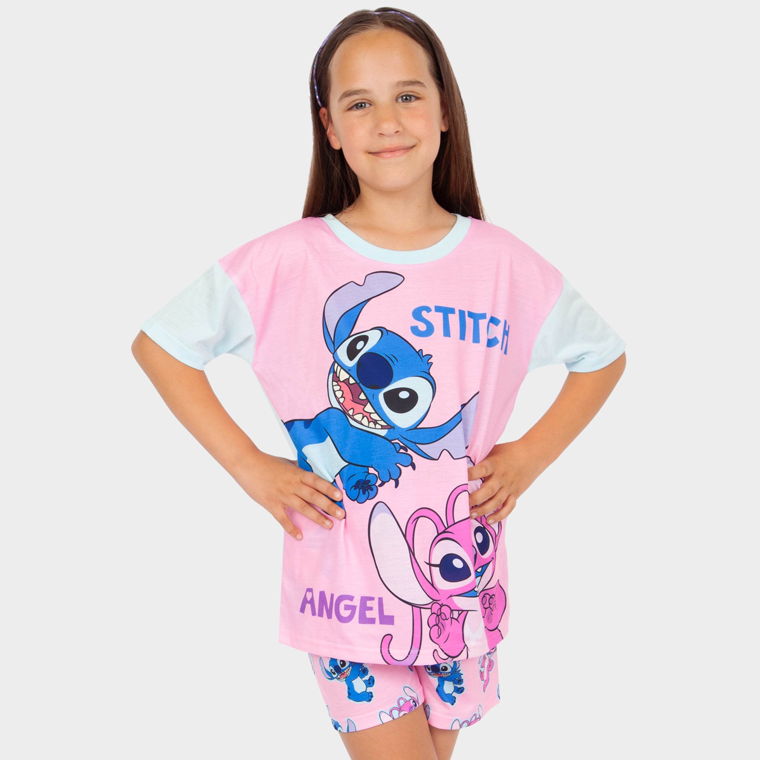 Disney Pyjamas | Girls Lilo And Stitch Short Pyjamas | Character.com