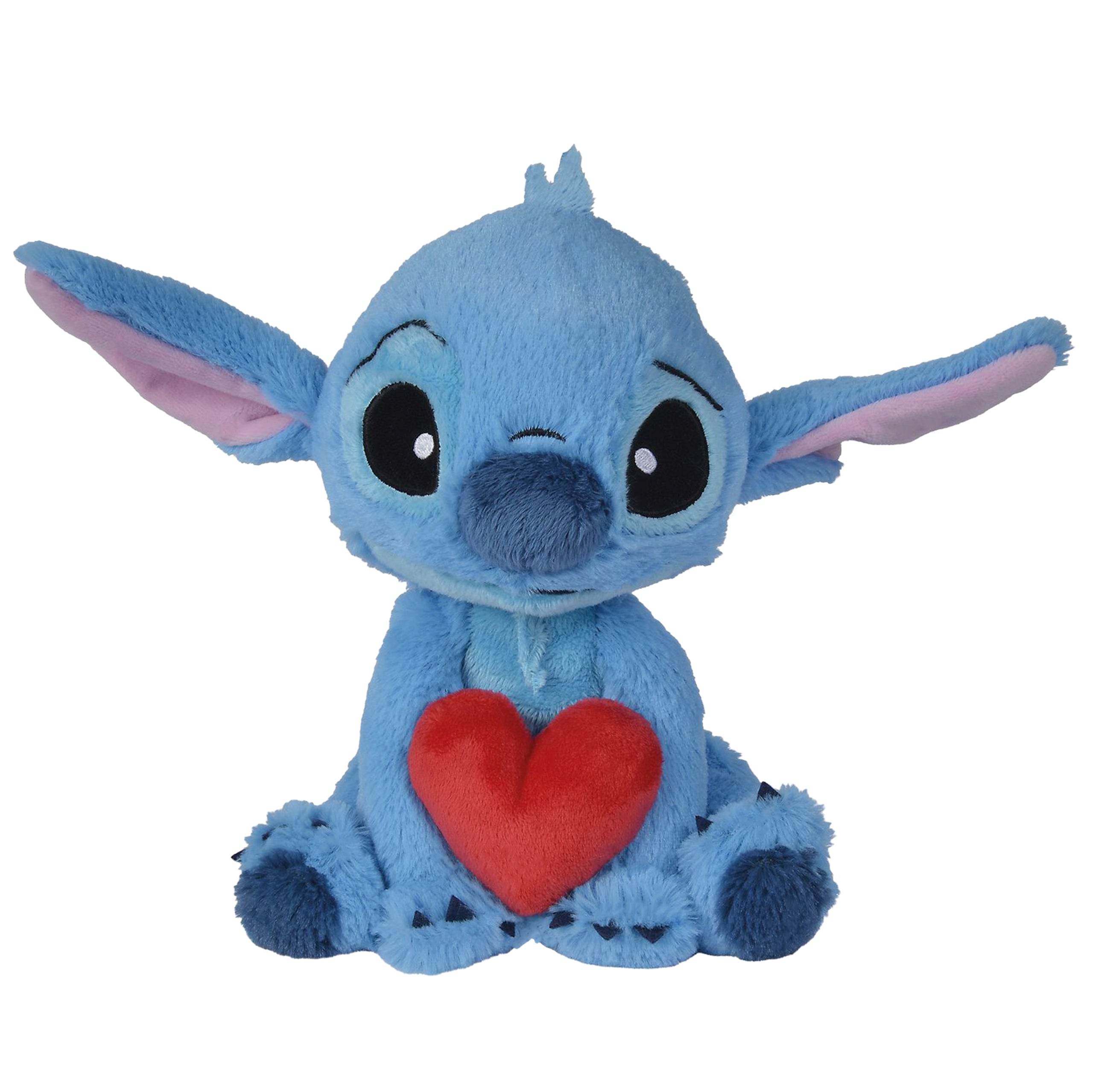 Lilo & Stitch | Stitch Holding Heart 25cm Plush | Character.com