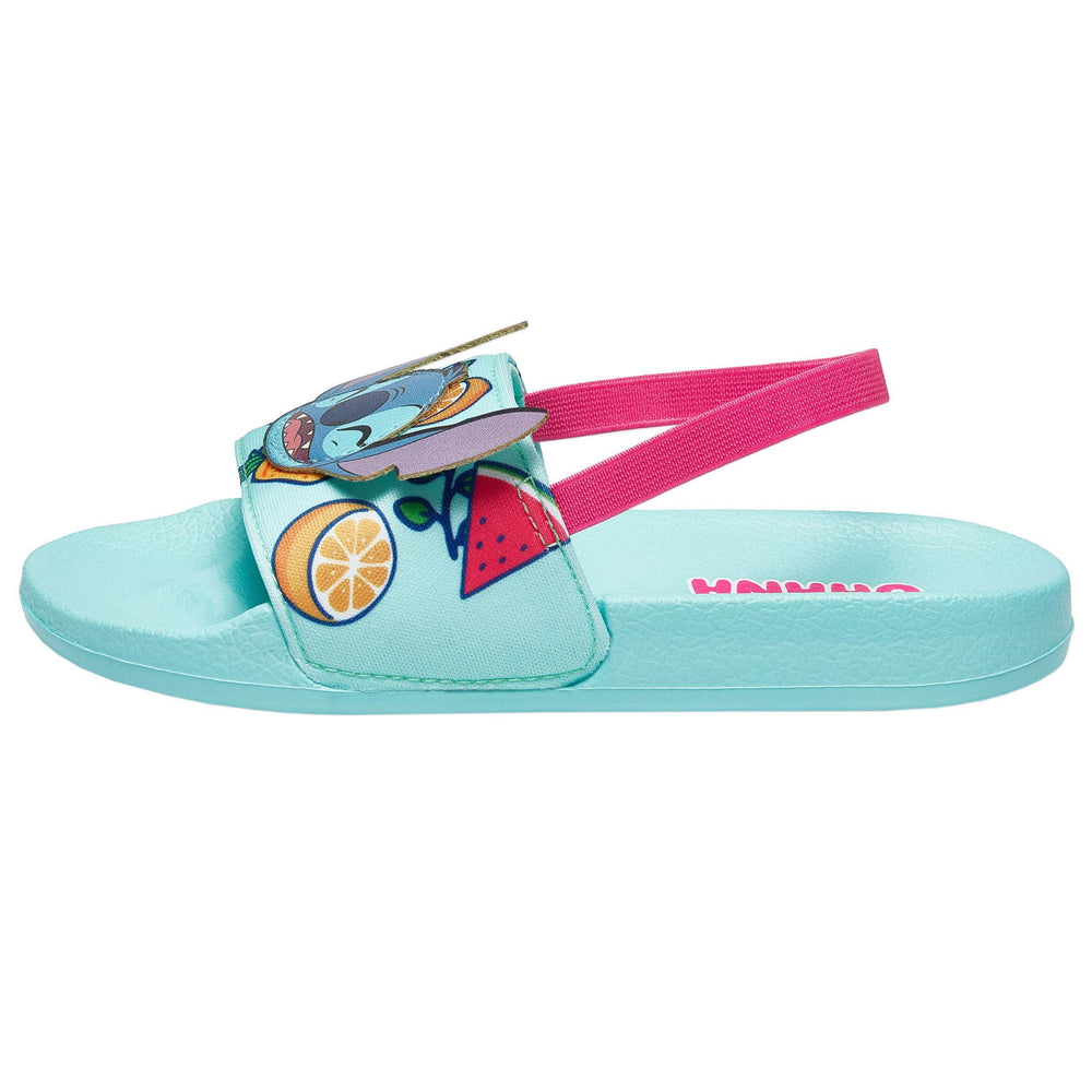 Girls Lilo And Stitch Sliders | Stitch Shoes | Disney Sandals ...