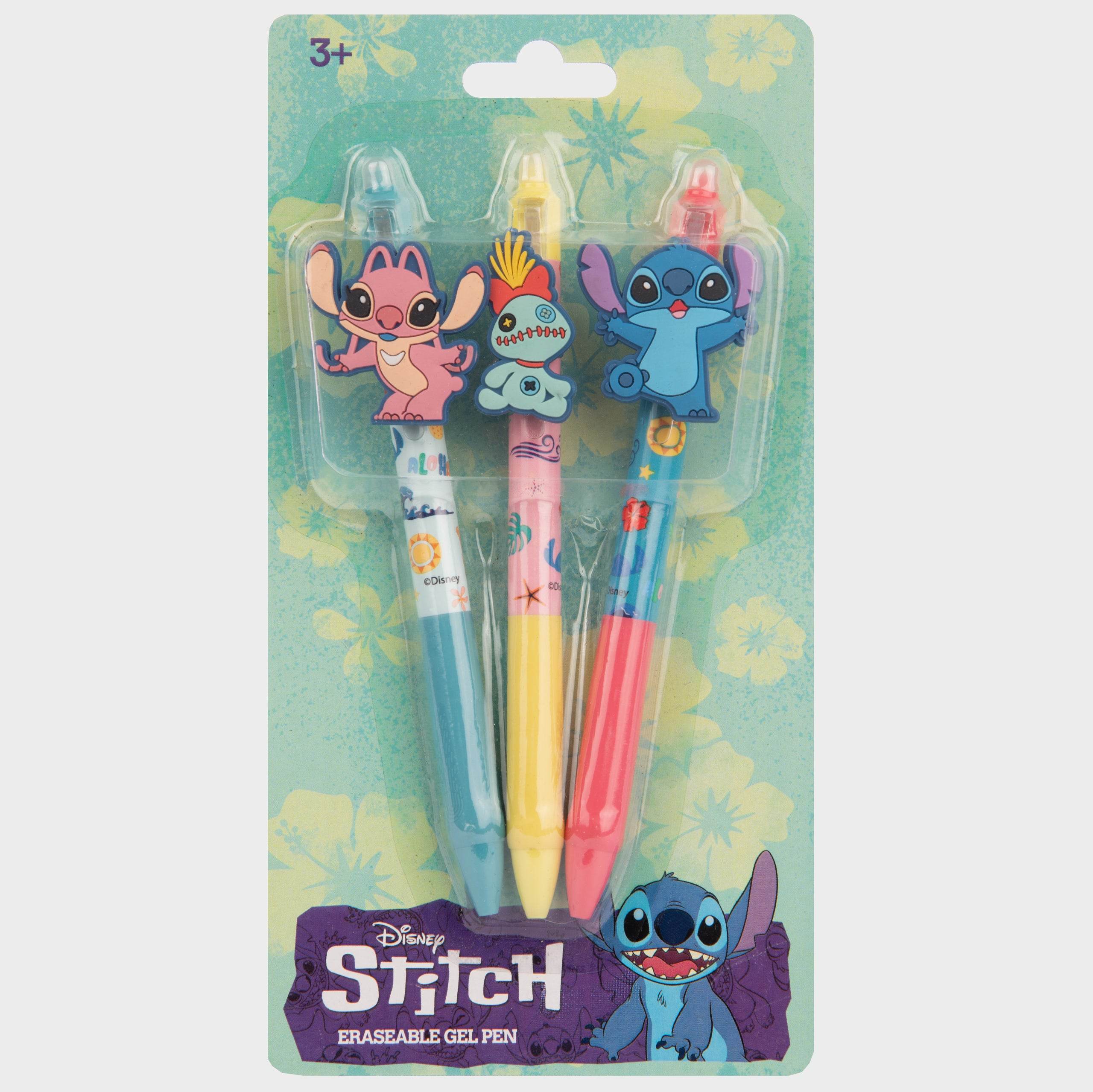 Disney Stitch 3-Pack Erasable Gel Pens – Character.com