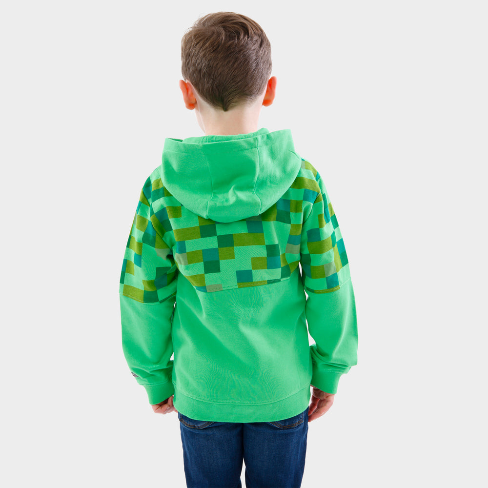 Boys Minecraft Hoodie | Creeper Zip Up |Character.com