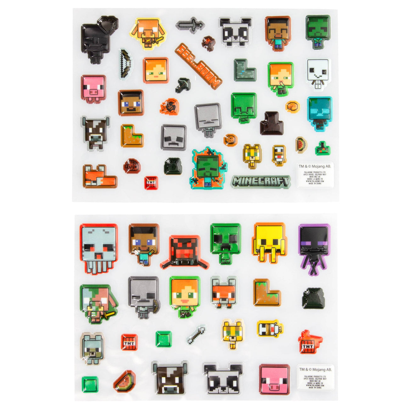 Minecraft Puffy Gadget Decals | Gifting | Official Merchandise ...