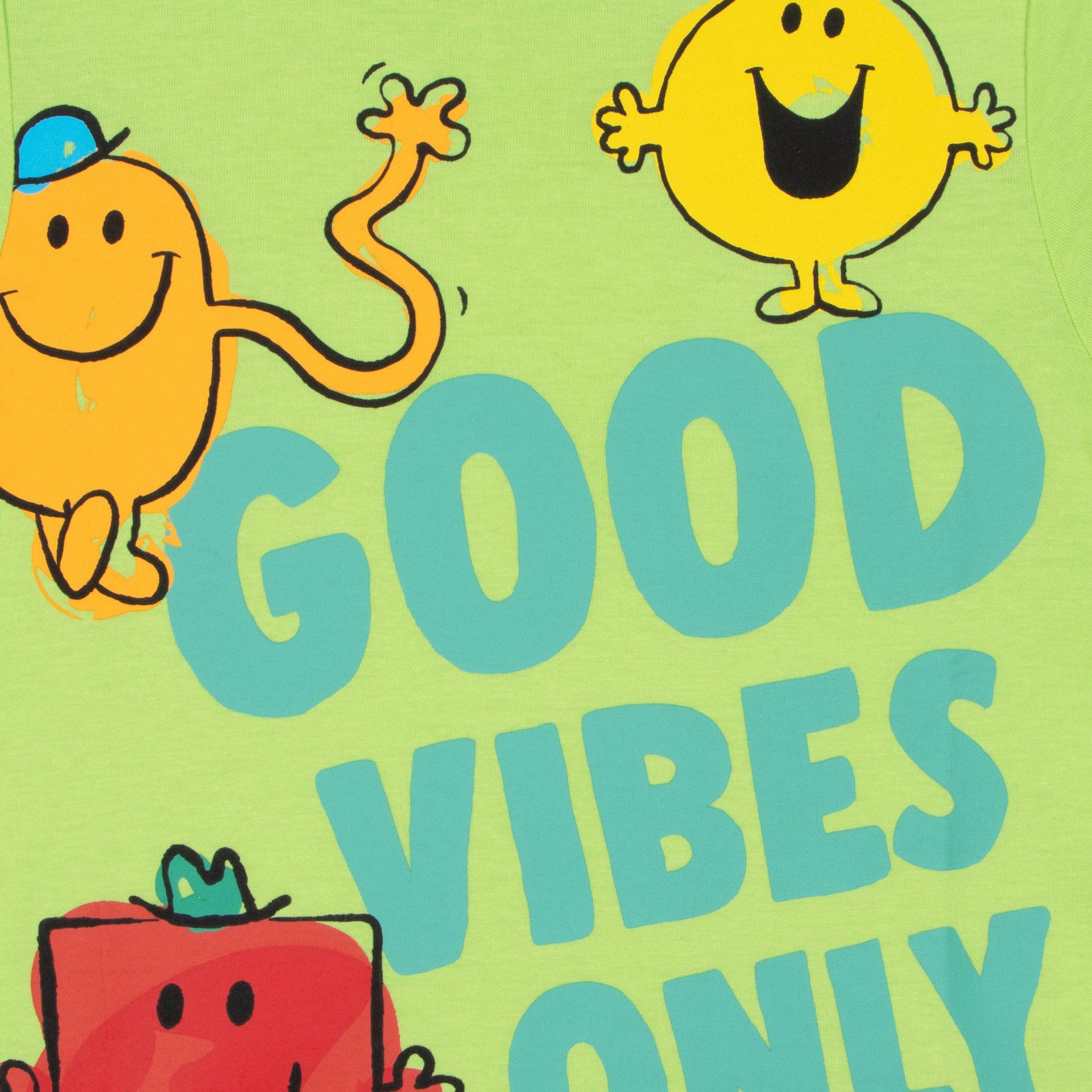 Mr Men Good Vibes T-Shirt | World Book Day Boys Tshirt | Character.com