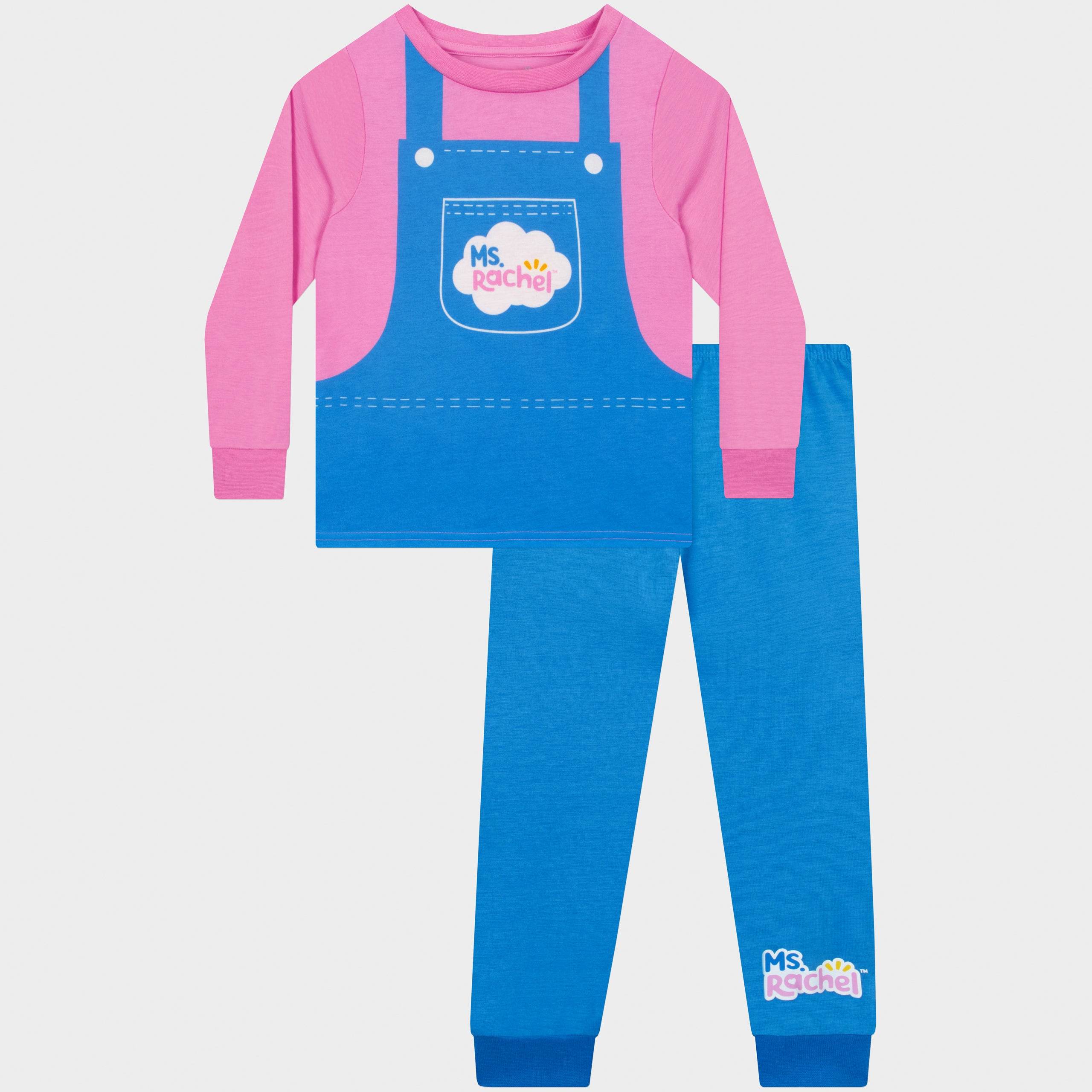 Ms. Rachel Girls Pyjamas | Miss Rachel Pjs For Girls | Blue & Pink ...