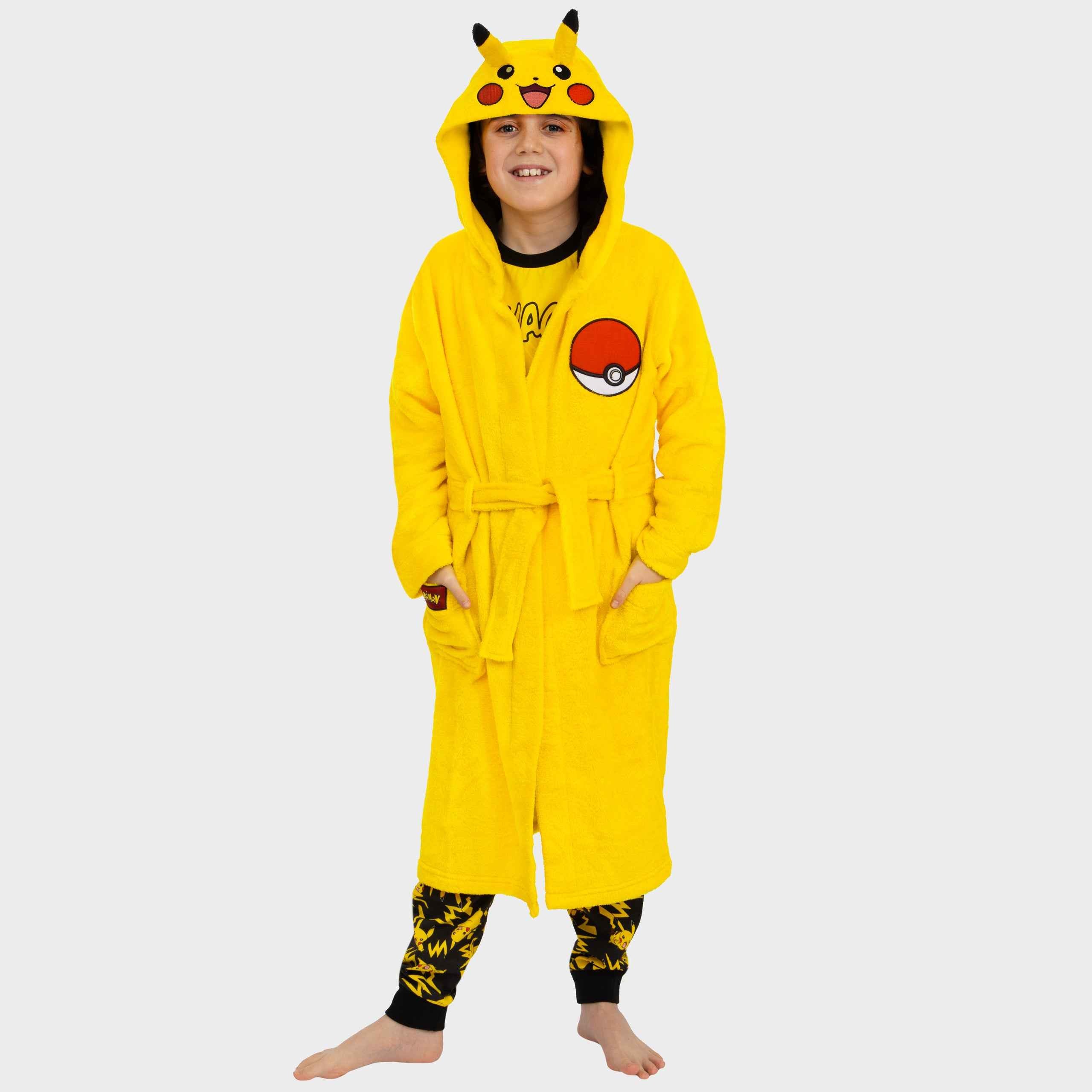 Pikachu Dressing Gown | Pokémon Robe | Boys Dressing Gown – Character.com