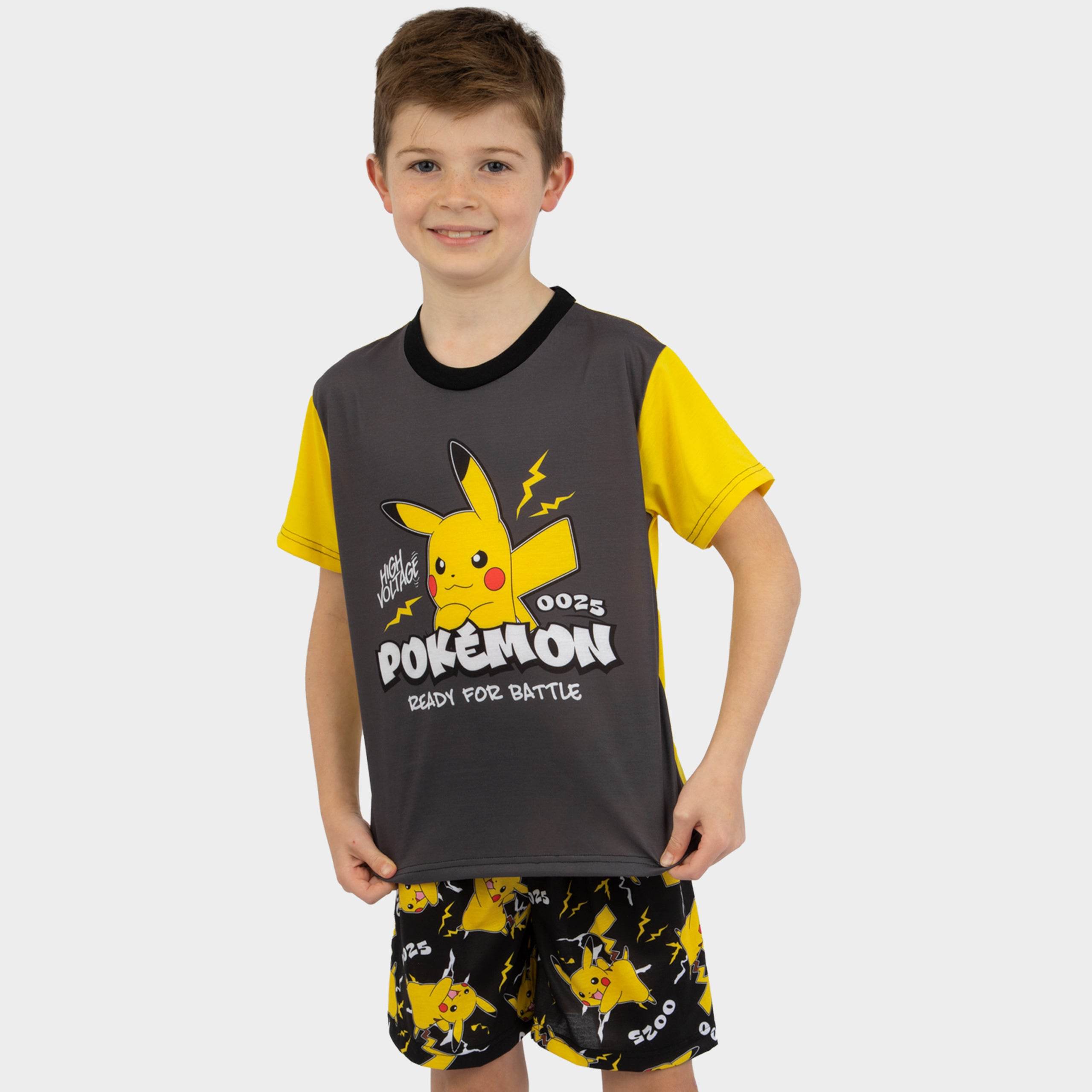 Pokémon Short Pyjamas | Ready For Battle | Boys PJs | Character.com