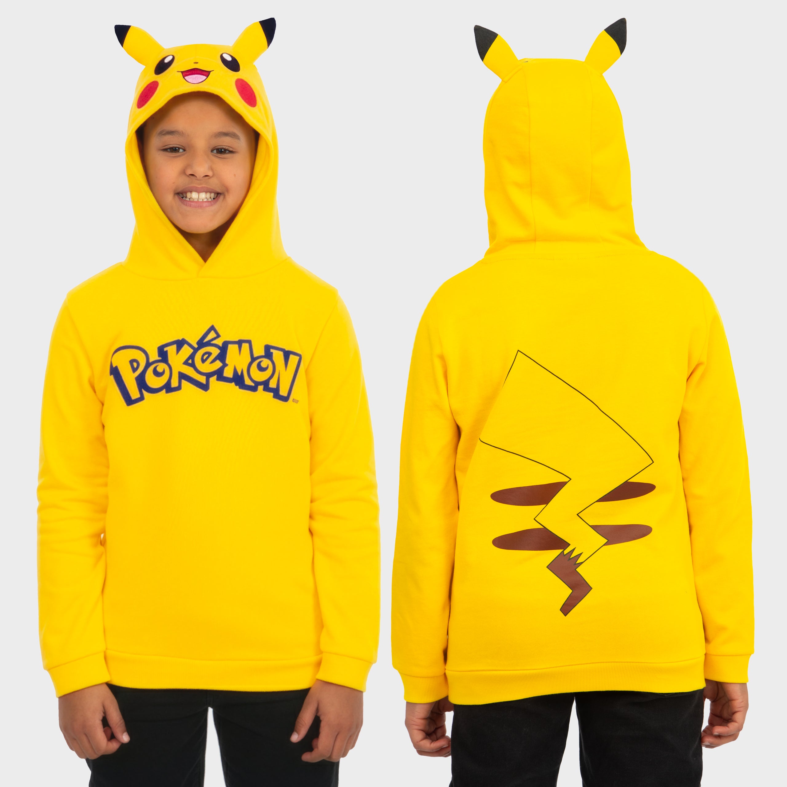 Pokemon Hoodie With 3D Ears | Pikachu Sweatshirt | Boys Jumpers ...