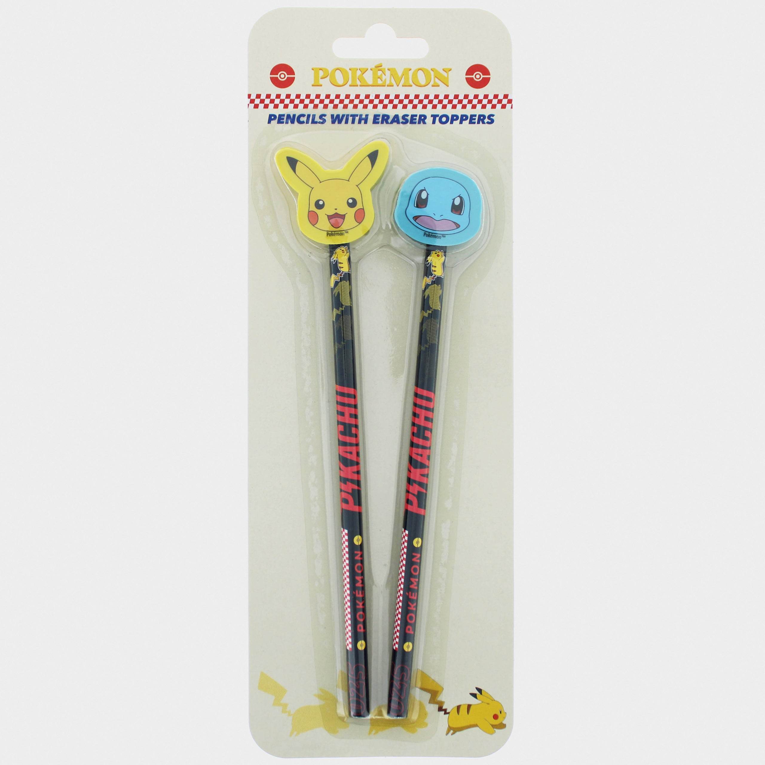 Pokémon Pencil Set with Eraser Toppers – Character.com