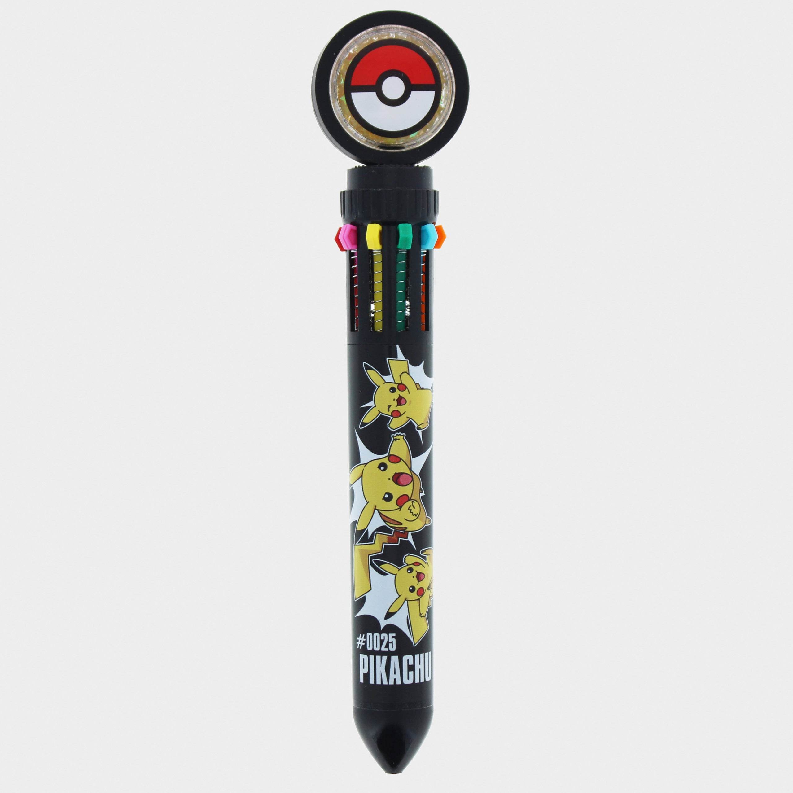 Pokémon Pikachu 10 Colour Pen – Multi-Ink Pokéball Topper – Character.com