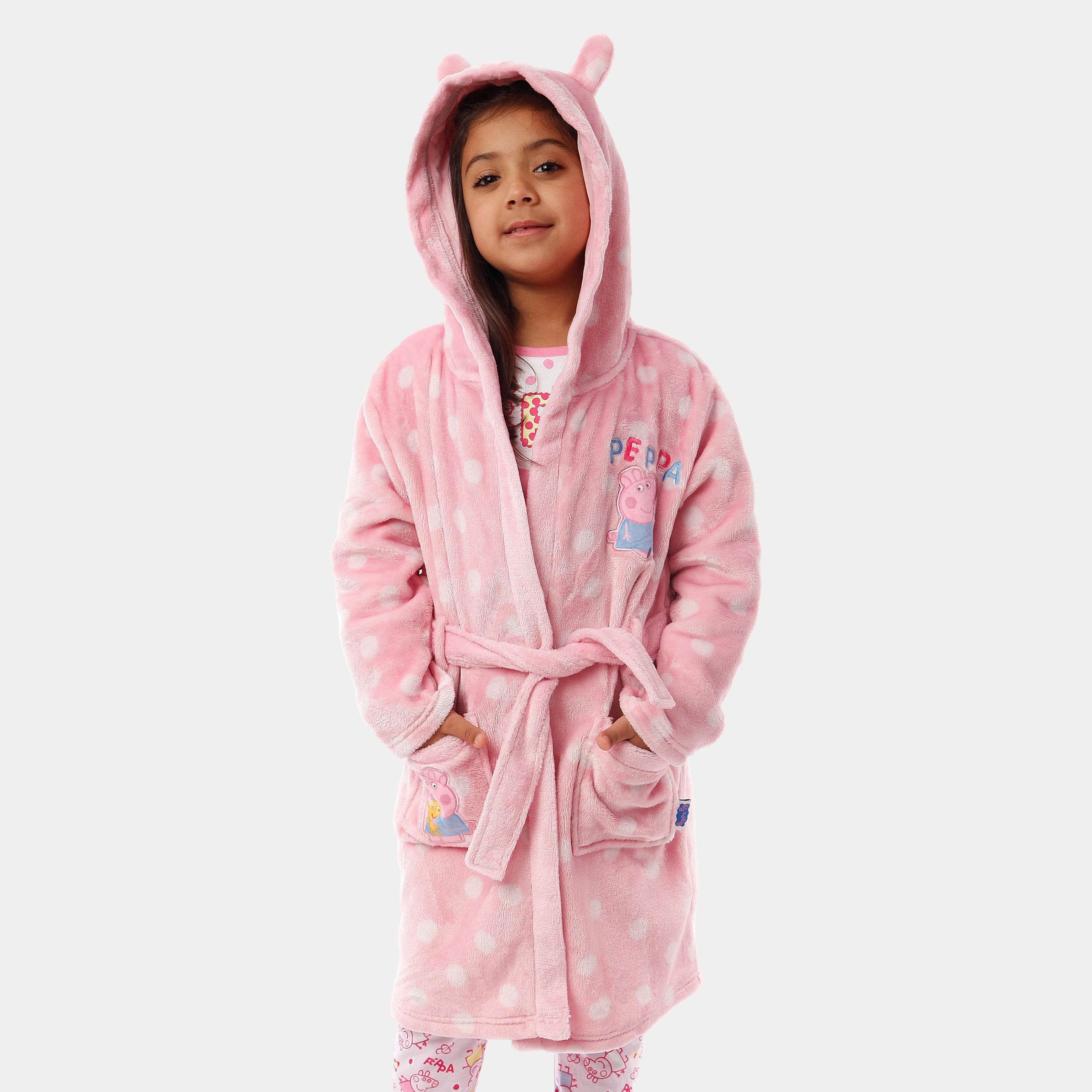 Peppa Pig Dressing Gown With 3D Ears | Kids | Official Merchandise ...