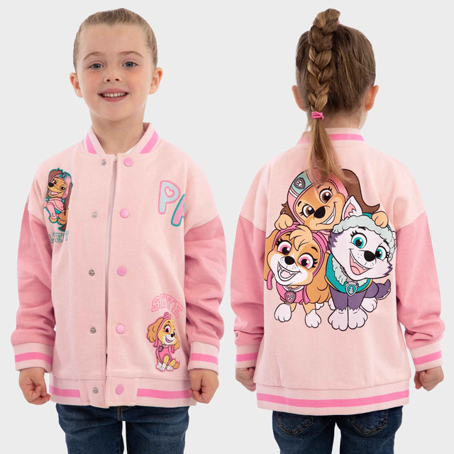 PAW Patrol Girls Varsity Jacket | Girls Bomber Jacket | Girls Gift ...