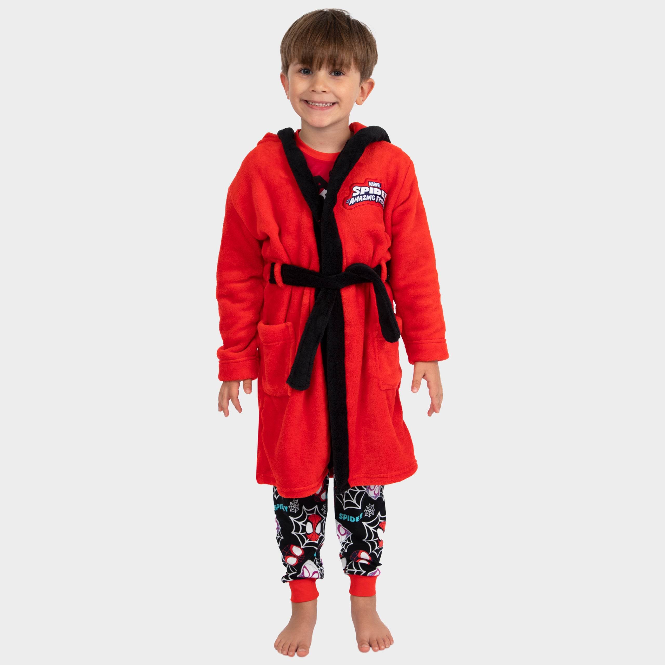 Boys Spider-Man Dressing Gown And Pyjama Set | Character.com
