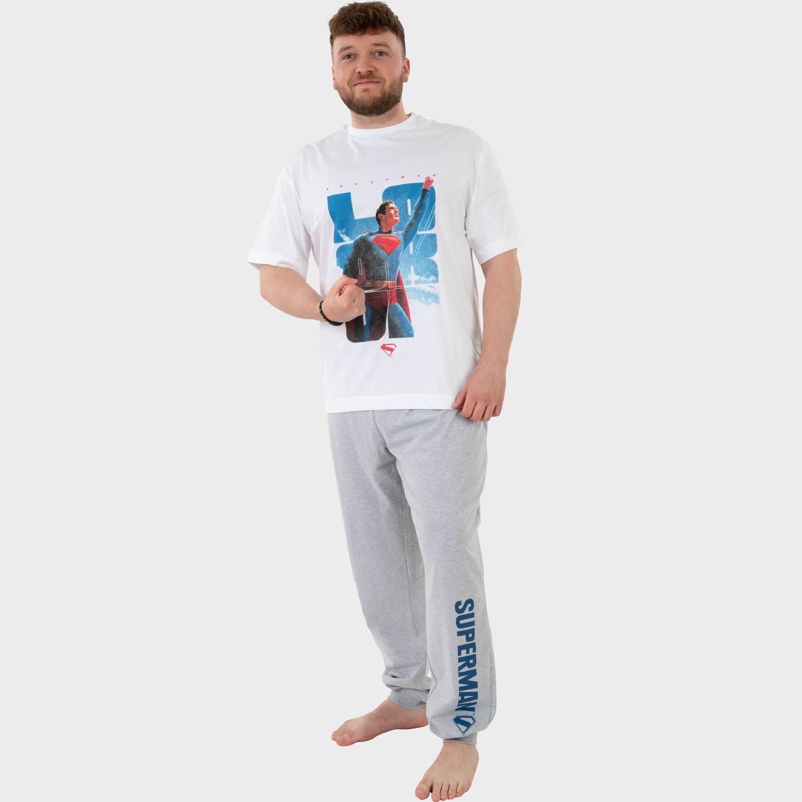 Mens Superman Pyjamas | Mens Pyjama Sets | DC Comics Clothes ...