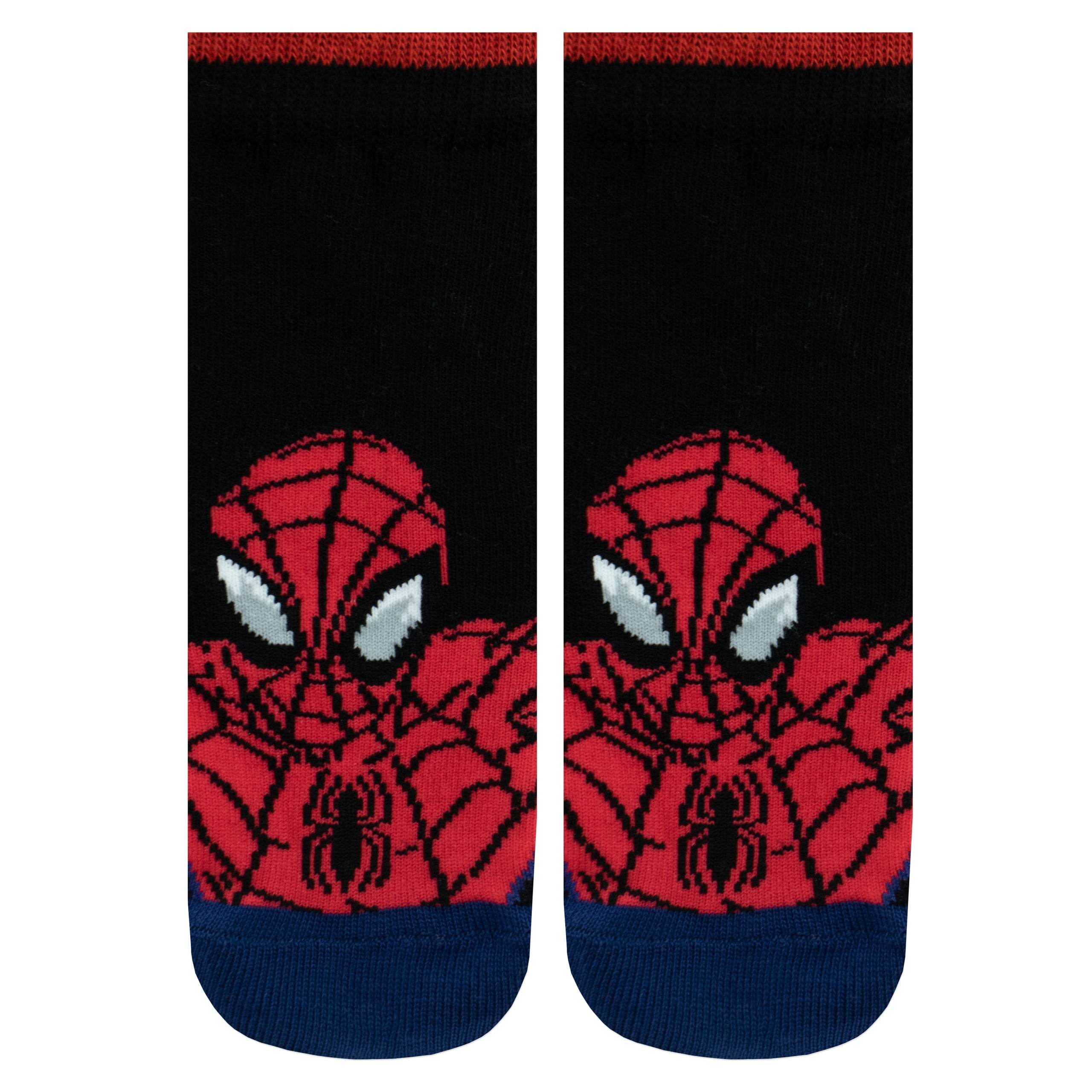 Marvel Spiderman Boys Socks | 3 Pack | Spidey Socks | Red/Black ...