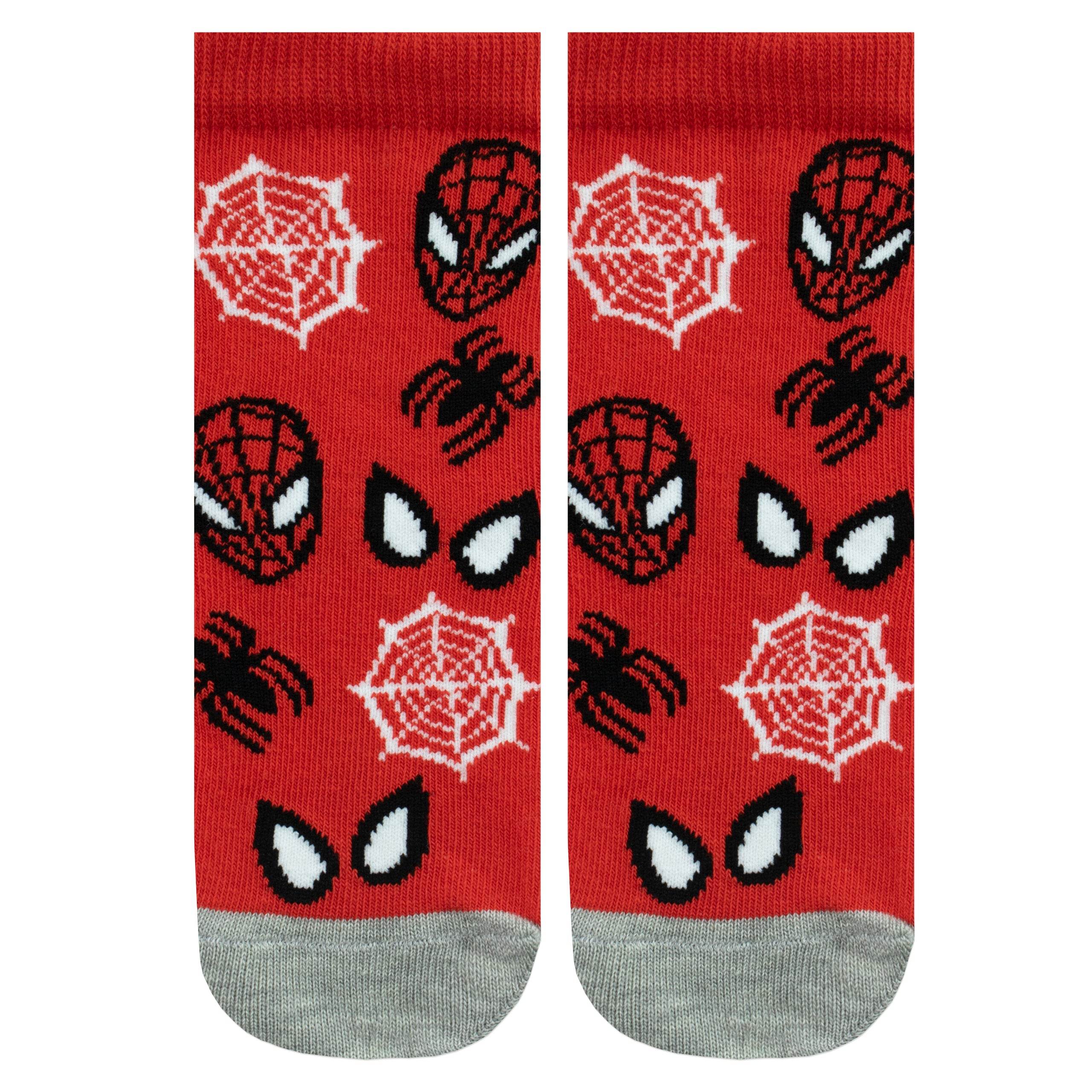 Marvel Spiderman Boys Socks | 3 Pack | Spidey Socks | Red/Black ...