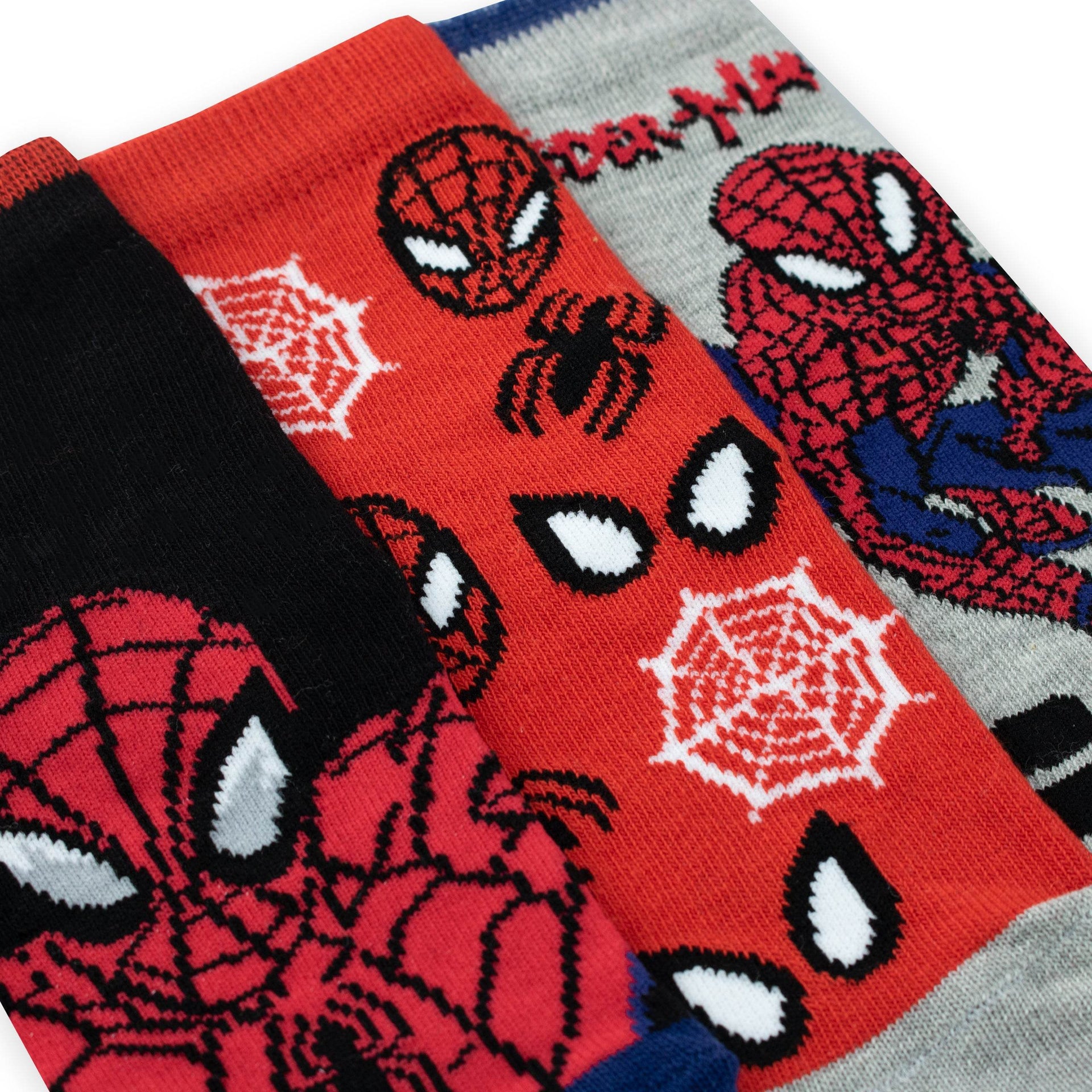 Marvel Spiderman Boys Socks | 3 Pack | Spidey Socks | Red/Black ...