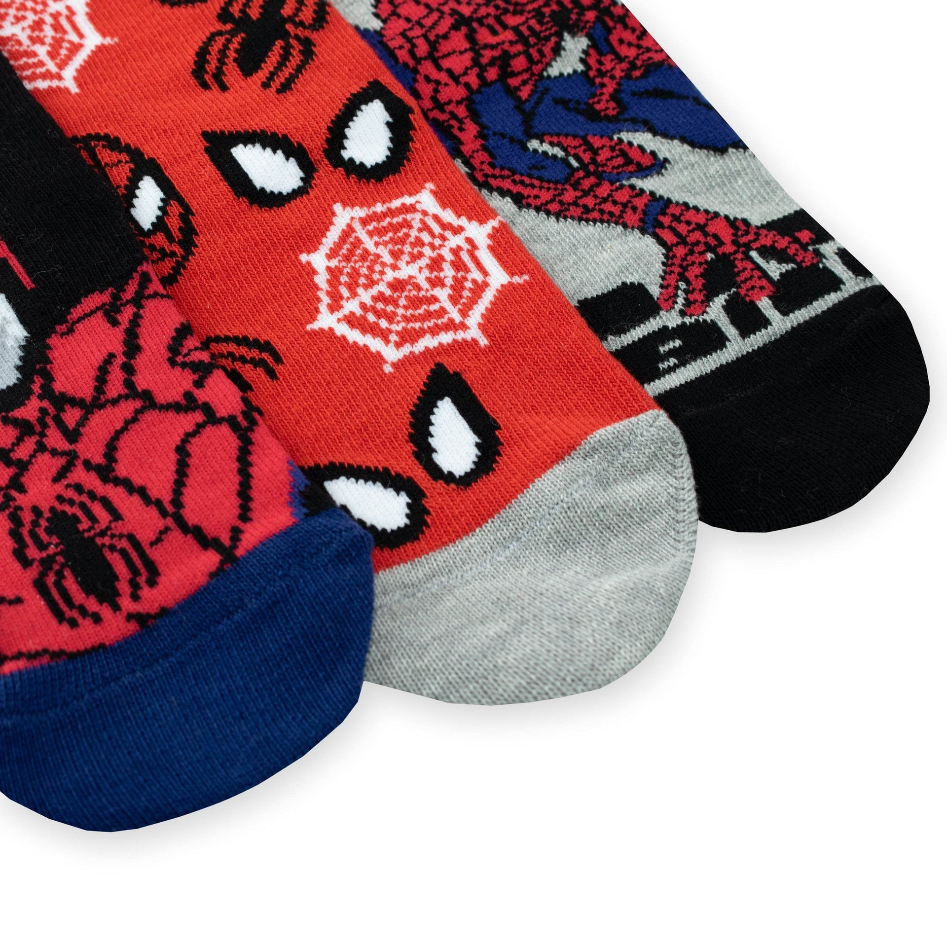 Marvel Spiderman Boys Socks | 3 Pack | Spidey Socks | Red/Black ...