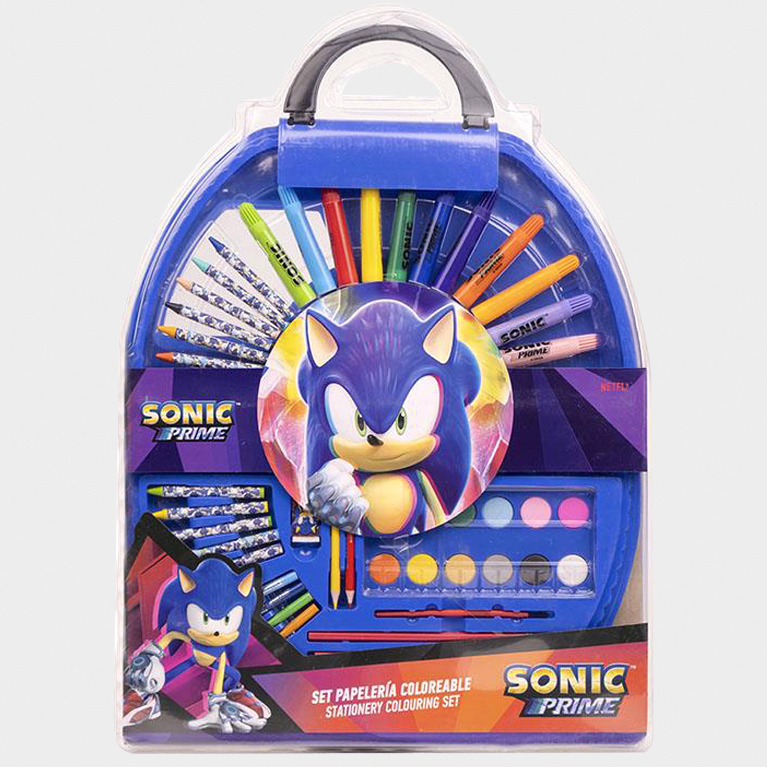 Sonic The Hedgehog 50 Piece Colouring Set | Gaming Gifts For Kids ...