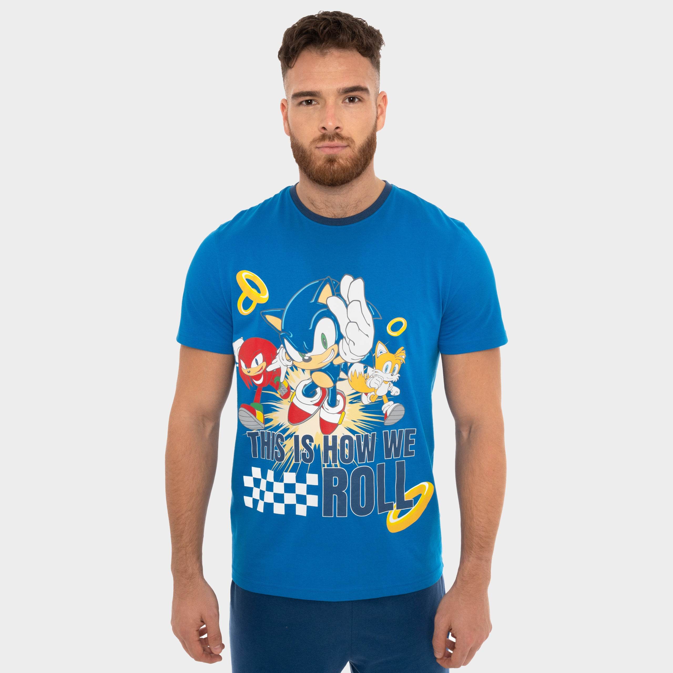 Sonic the Hedgehog Mens Pyjamas | Adults | Official Merchandise ...